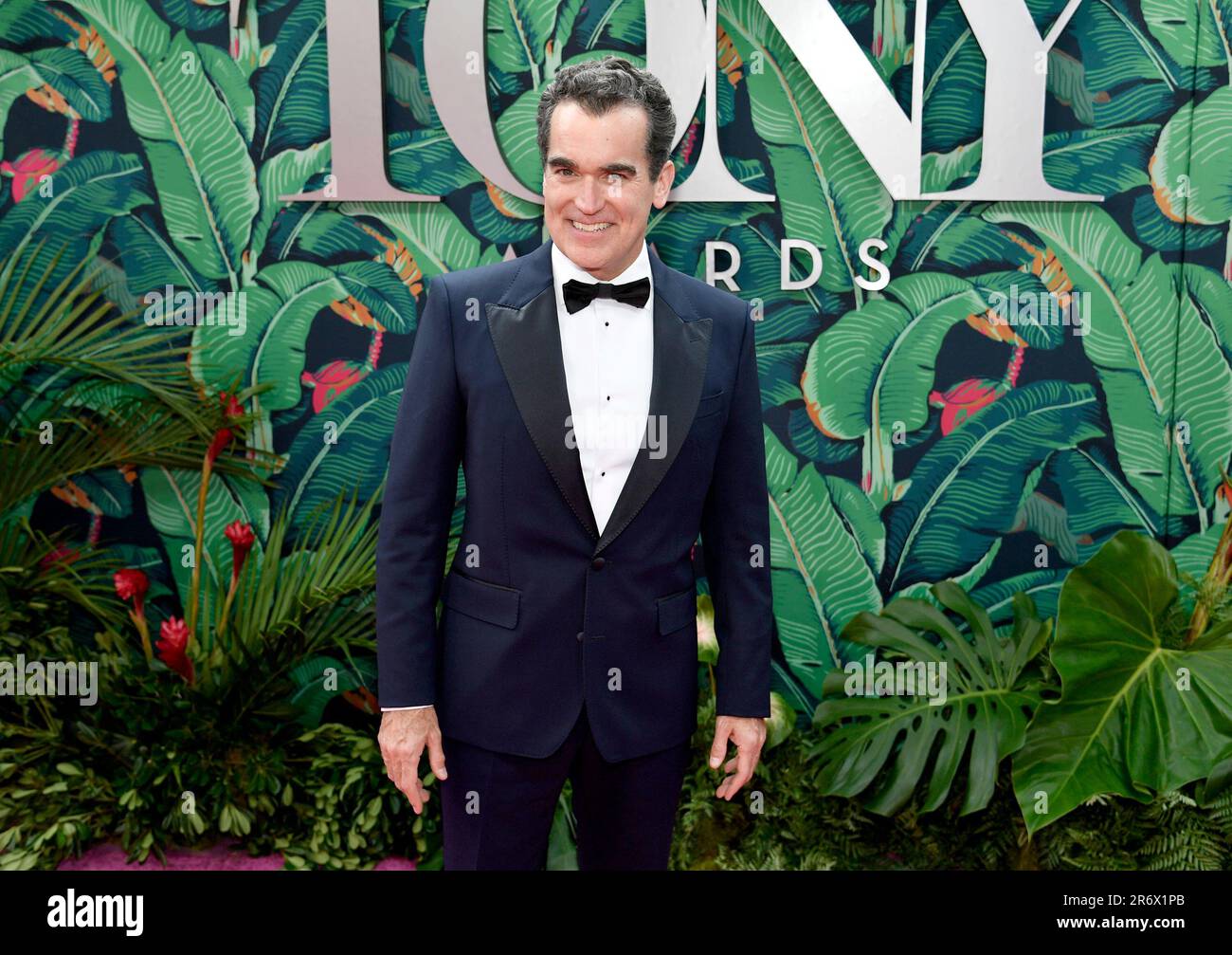 Brian d'Arcy James arrives at the 76th annual Tony Awards on Sunday ...
