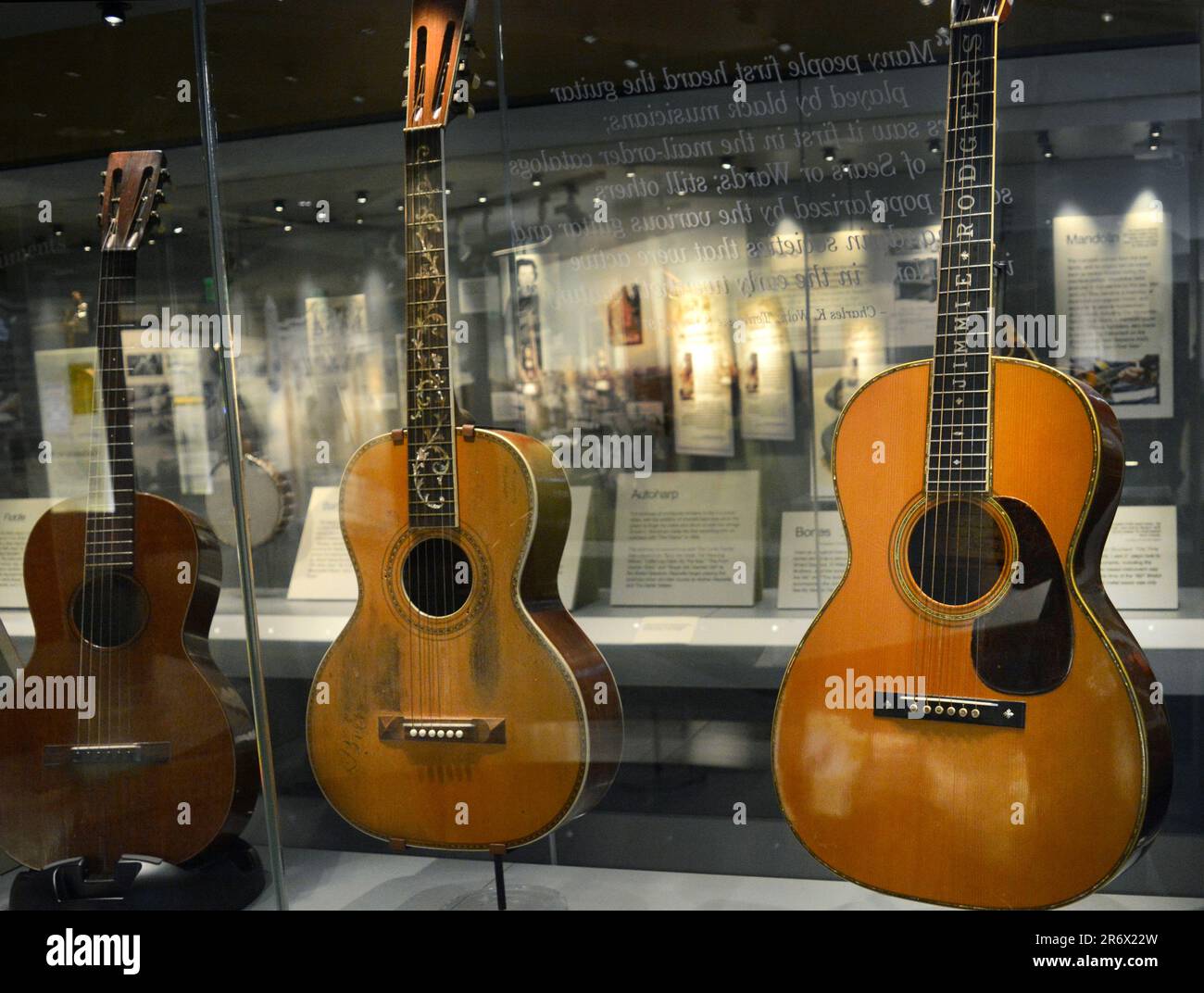 Guitars once owned and played by country music pioneer Jimmy Rodgers at ...