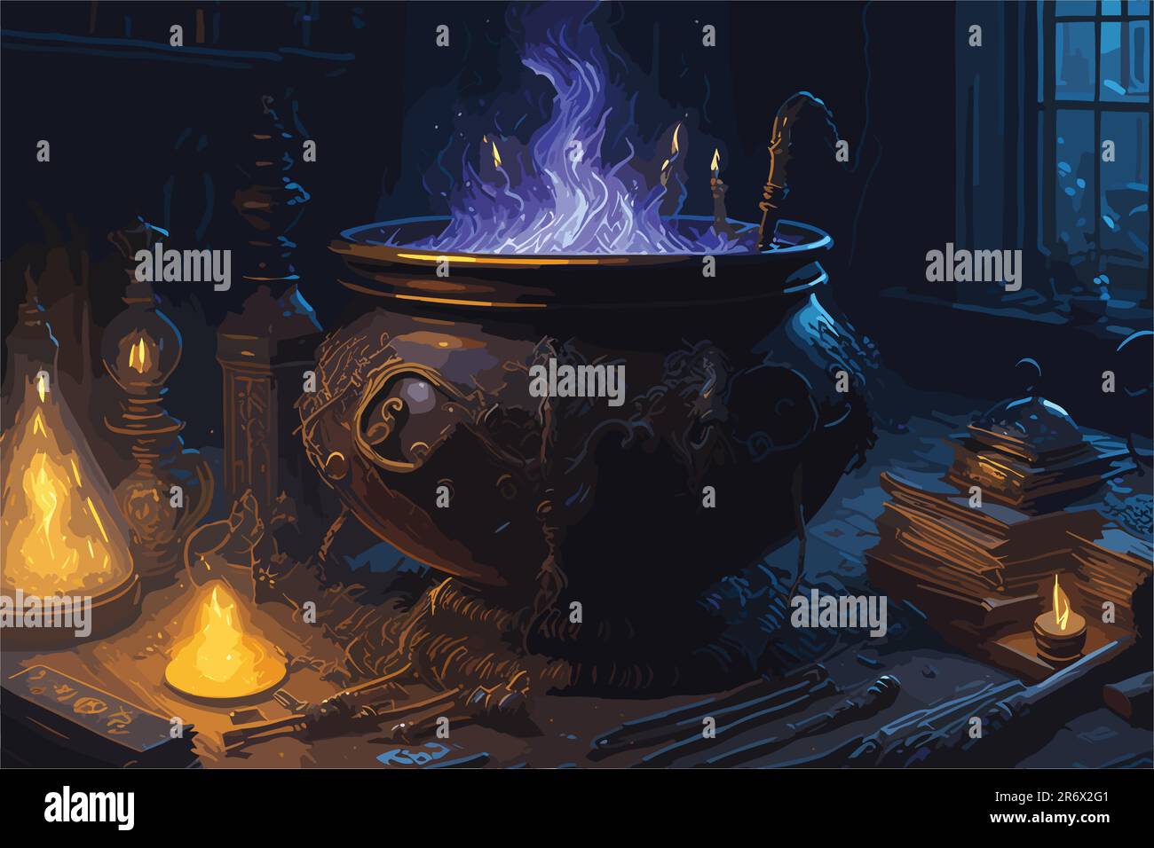 Dark room and mysterious Stock Vector Images - Alamy