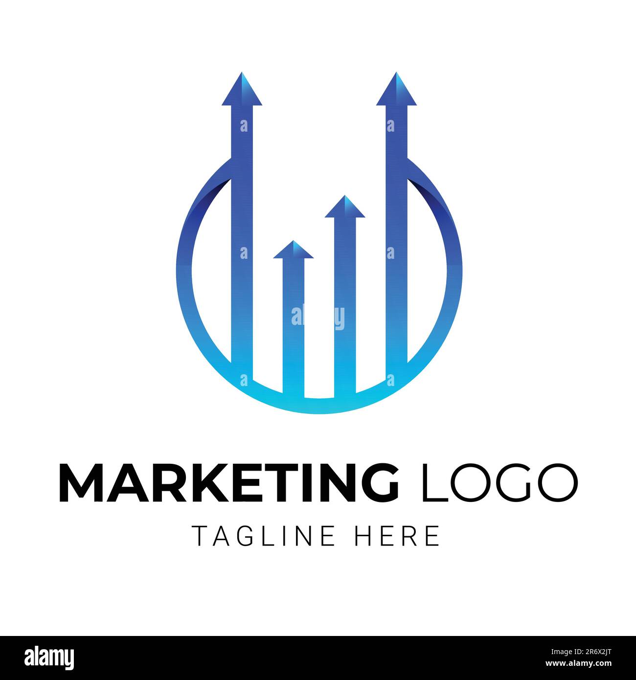 Marketing logo design for company Stock Vector Image & Art - Alamy