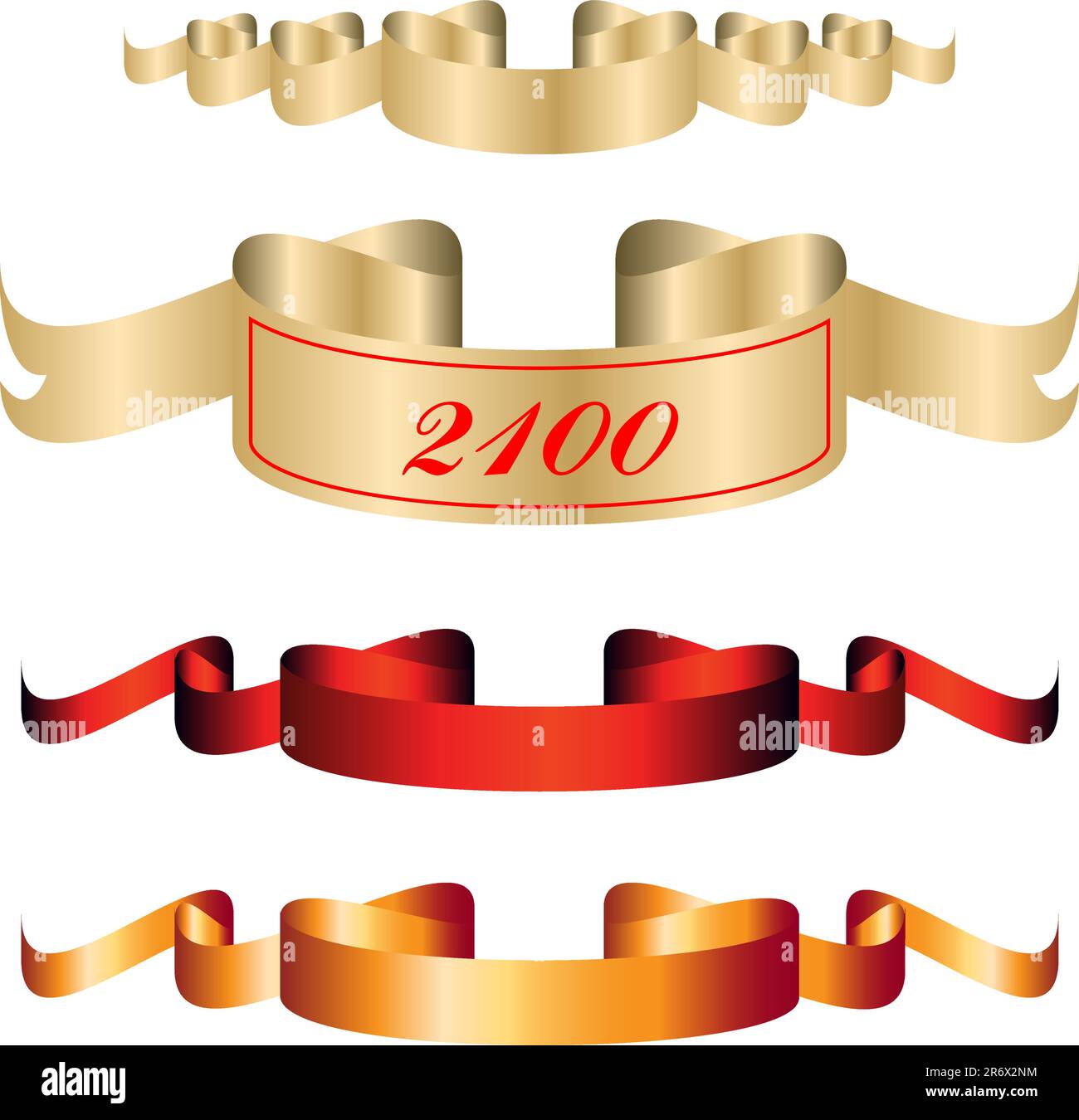 Vintage victorian scroll ribbon banners hi-res stock photography and ...