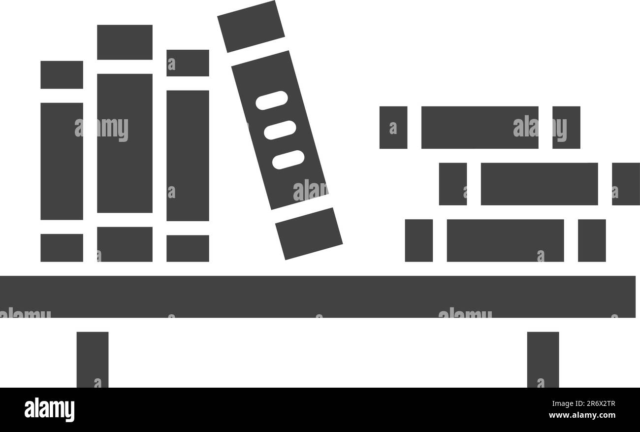 Bookshelf icon vector image Stock Vector Image & Art - Alamy