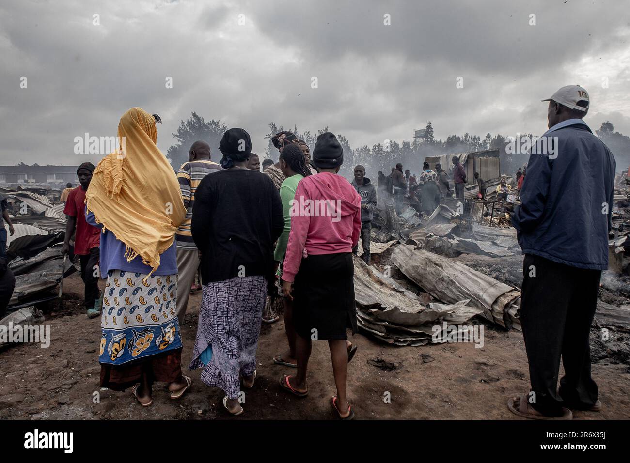 Nairobi, Kenya. 11th June, 2023. Traders desperately stand by their ...