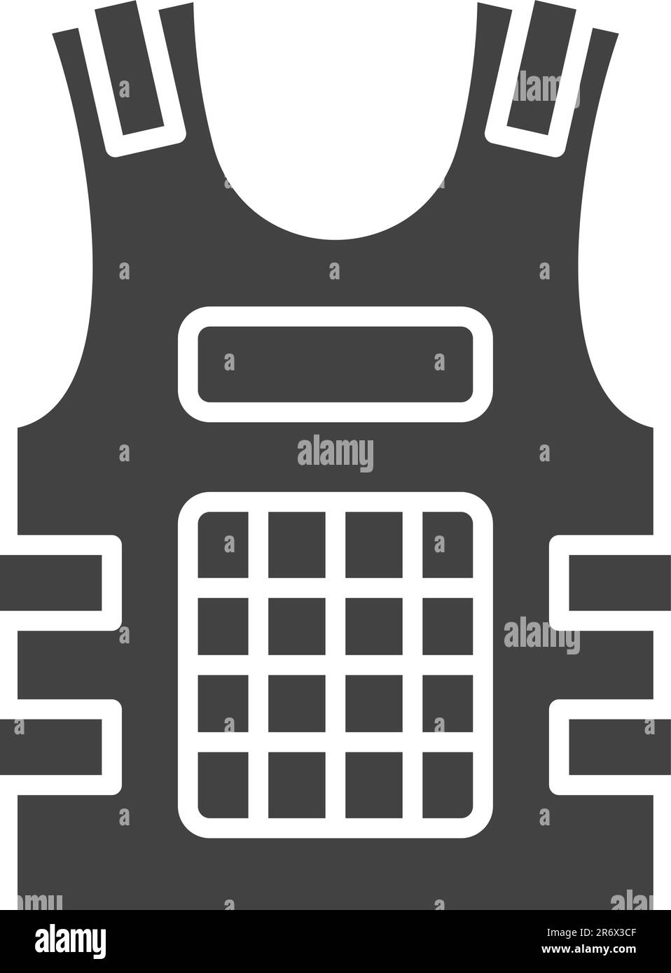 Bulletproof Jacket icon vector image Stock Vector Image & Art - Alamy