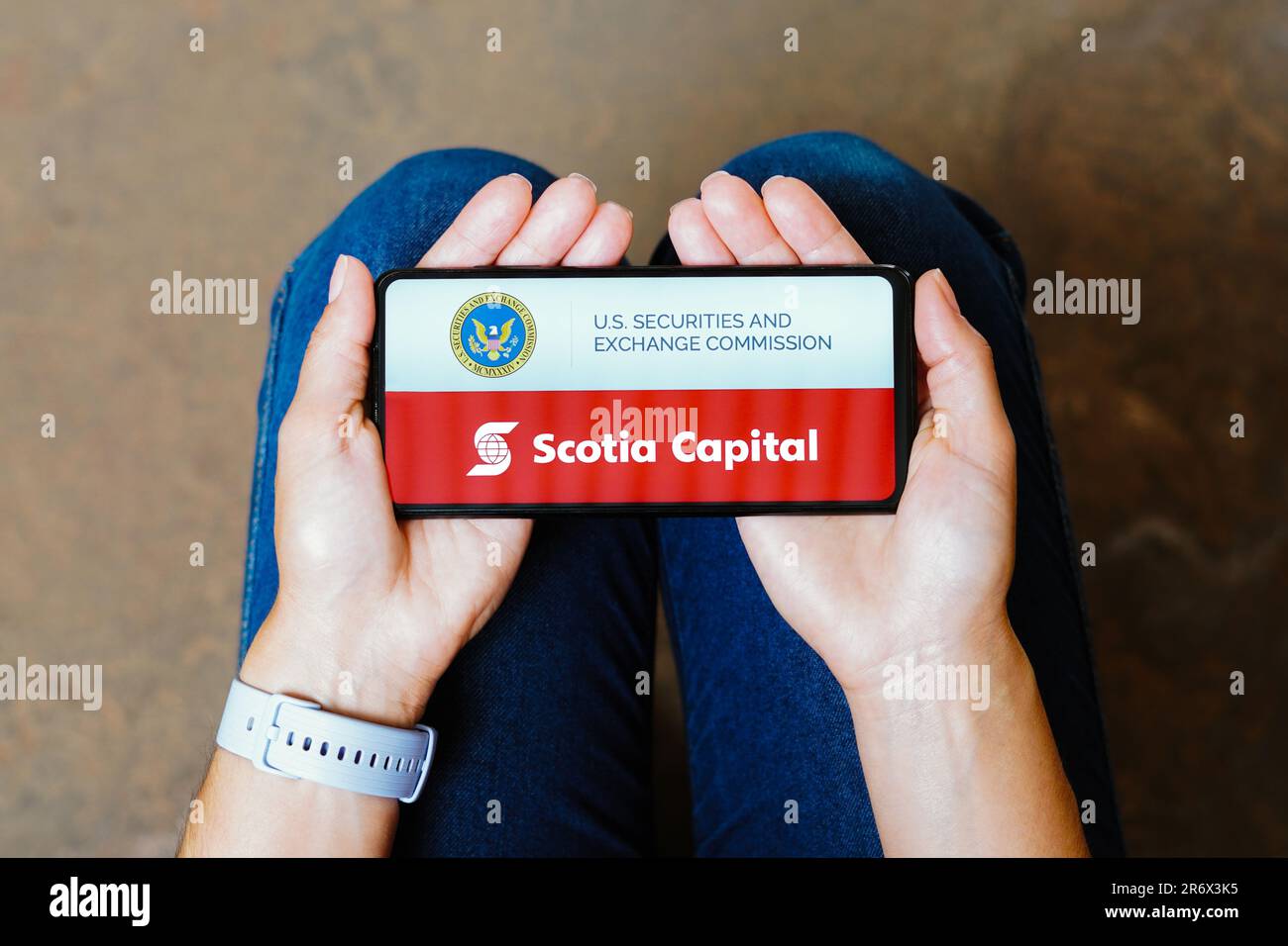 In this photo illustration, the Securities and Exchange Commission (SEC ...