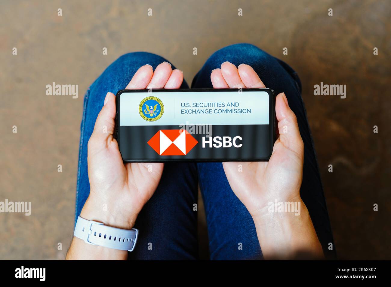 In this photo illustration, the Securities and Exchange Commission (SEC ...