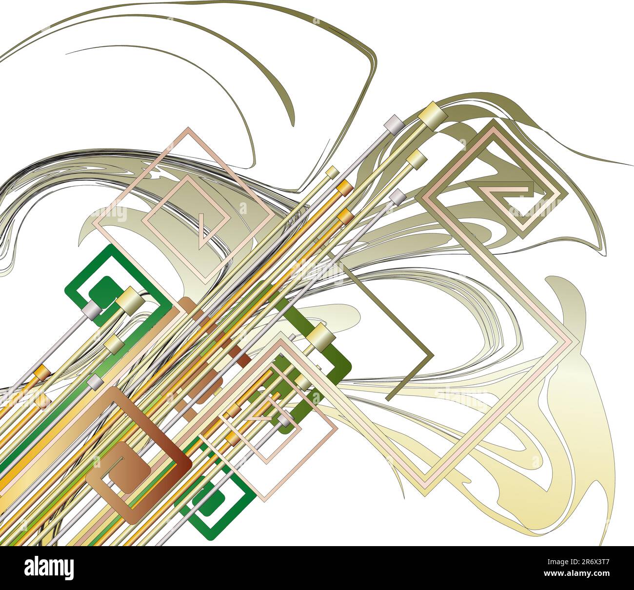 Illustration of Abstract technology background Stock Vector Image & Art ...