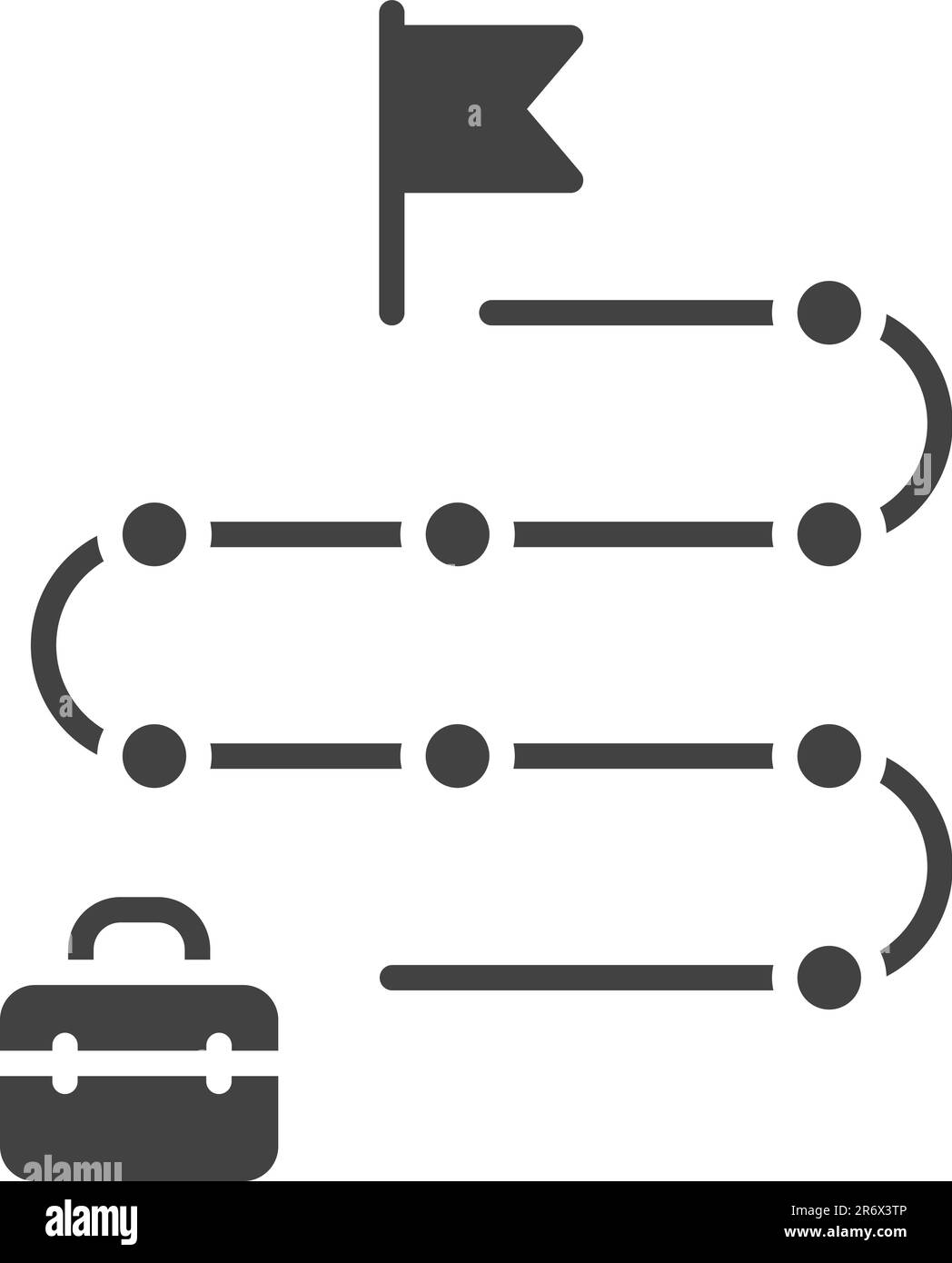 Career Path Icon Vector Image Stock Vector Image And Art Alamy