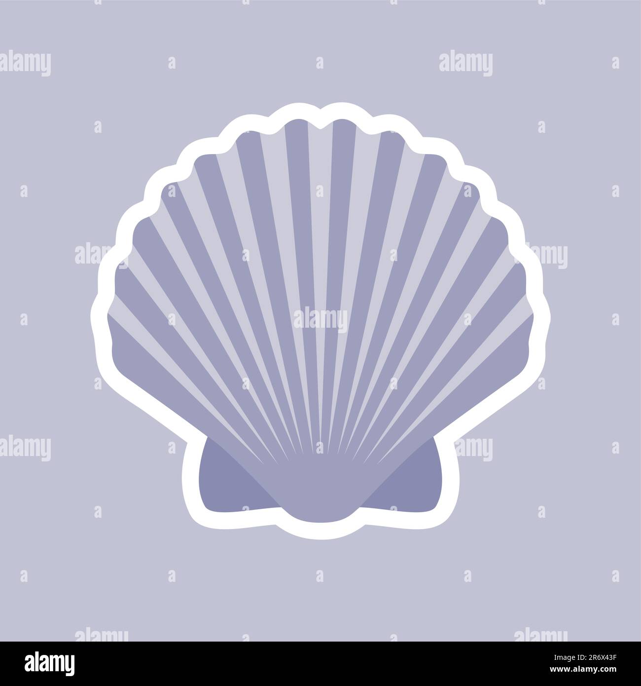 simple sea shell icon graphic isolated vector Stock Vector Image & Art ...