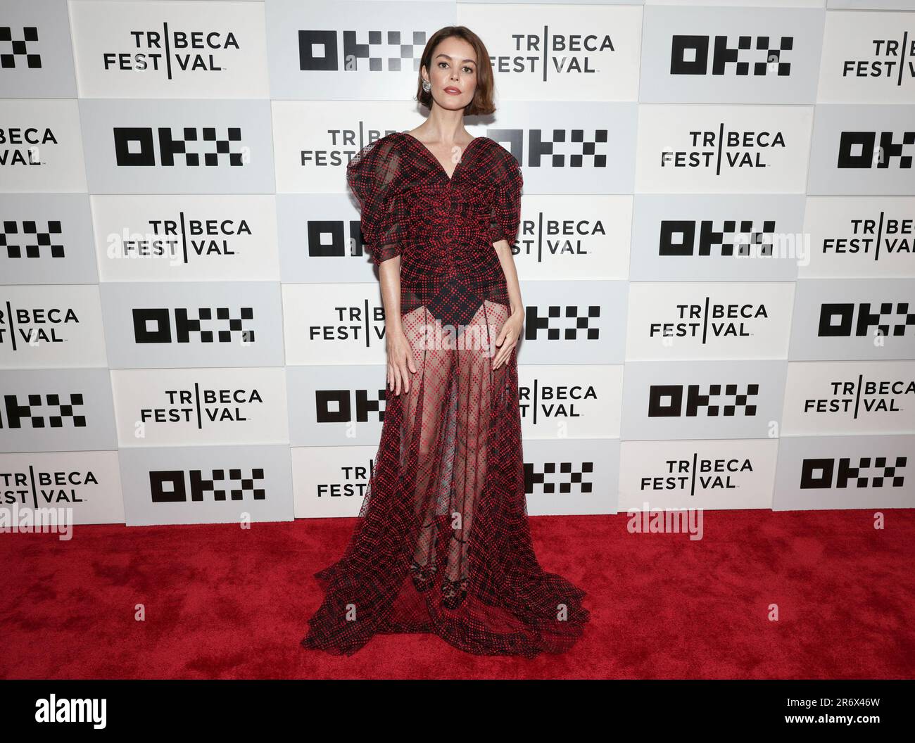Nora Zehetner attends the premiere of "Blood For Dust" at OKX Theater ...