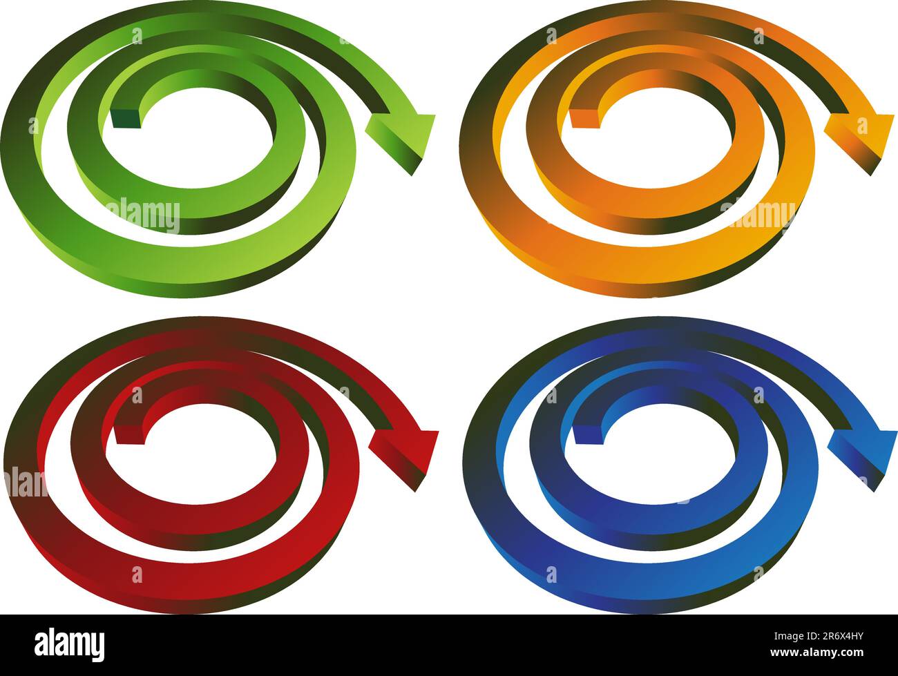 Isometric arrows Stock Vector Images - Alamy