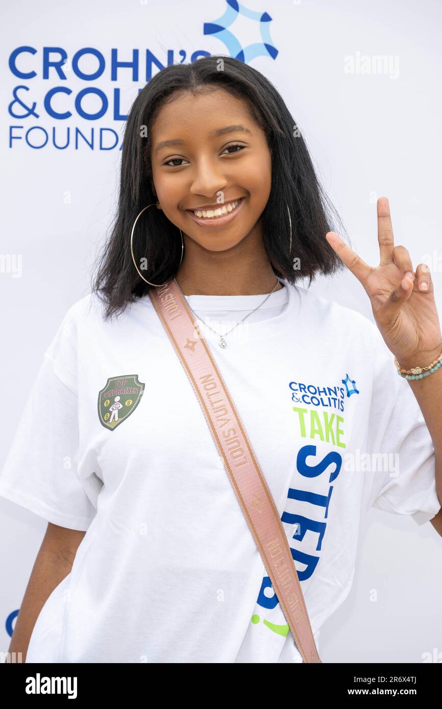 Crohns And Colitis Foundations Los Angeles Take Steps Walk Hi Res Stock