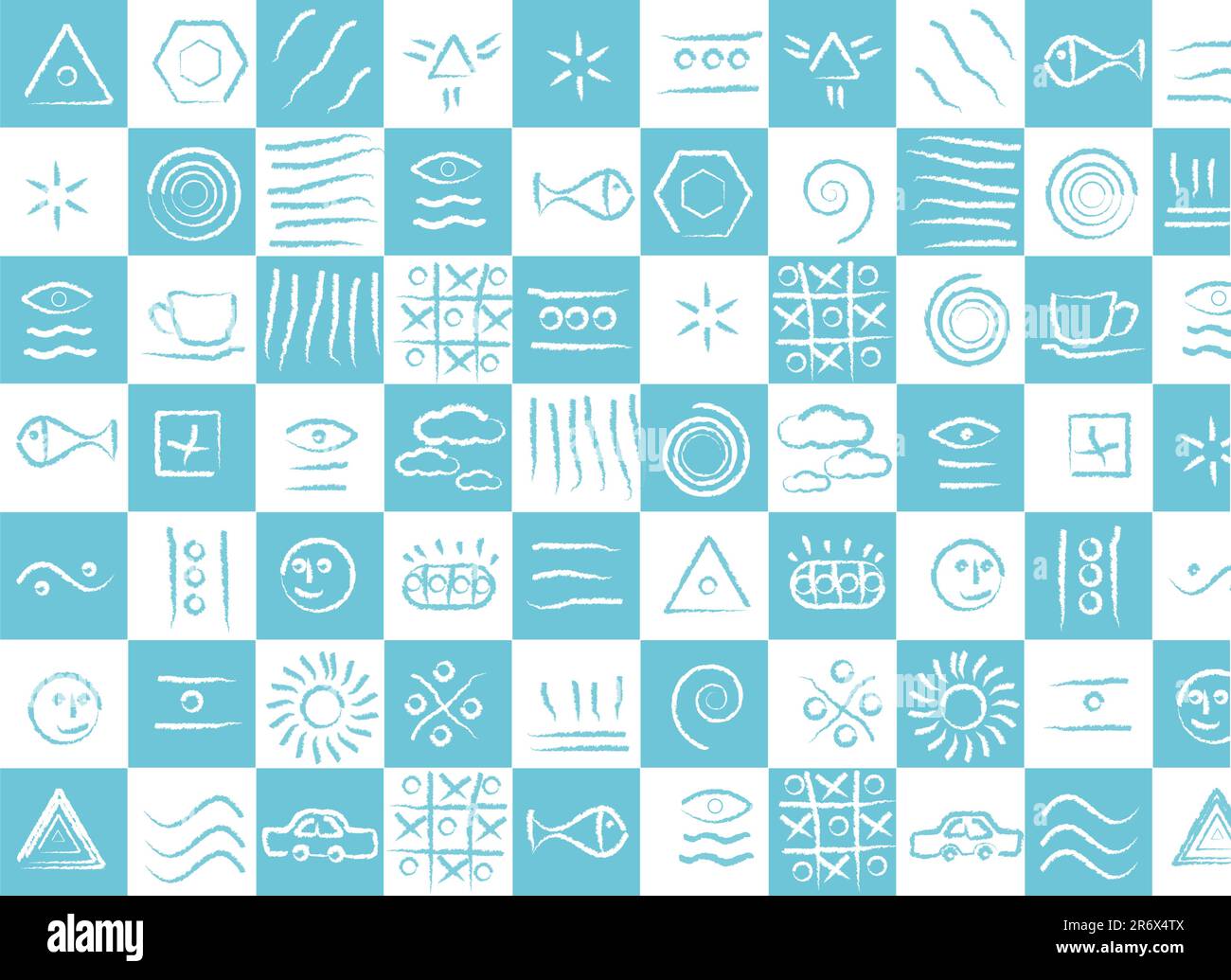 Illustration of Color texture with symbols Stock Vector Image & Art - Alamy