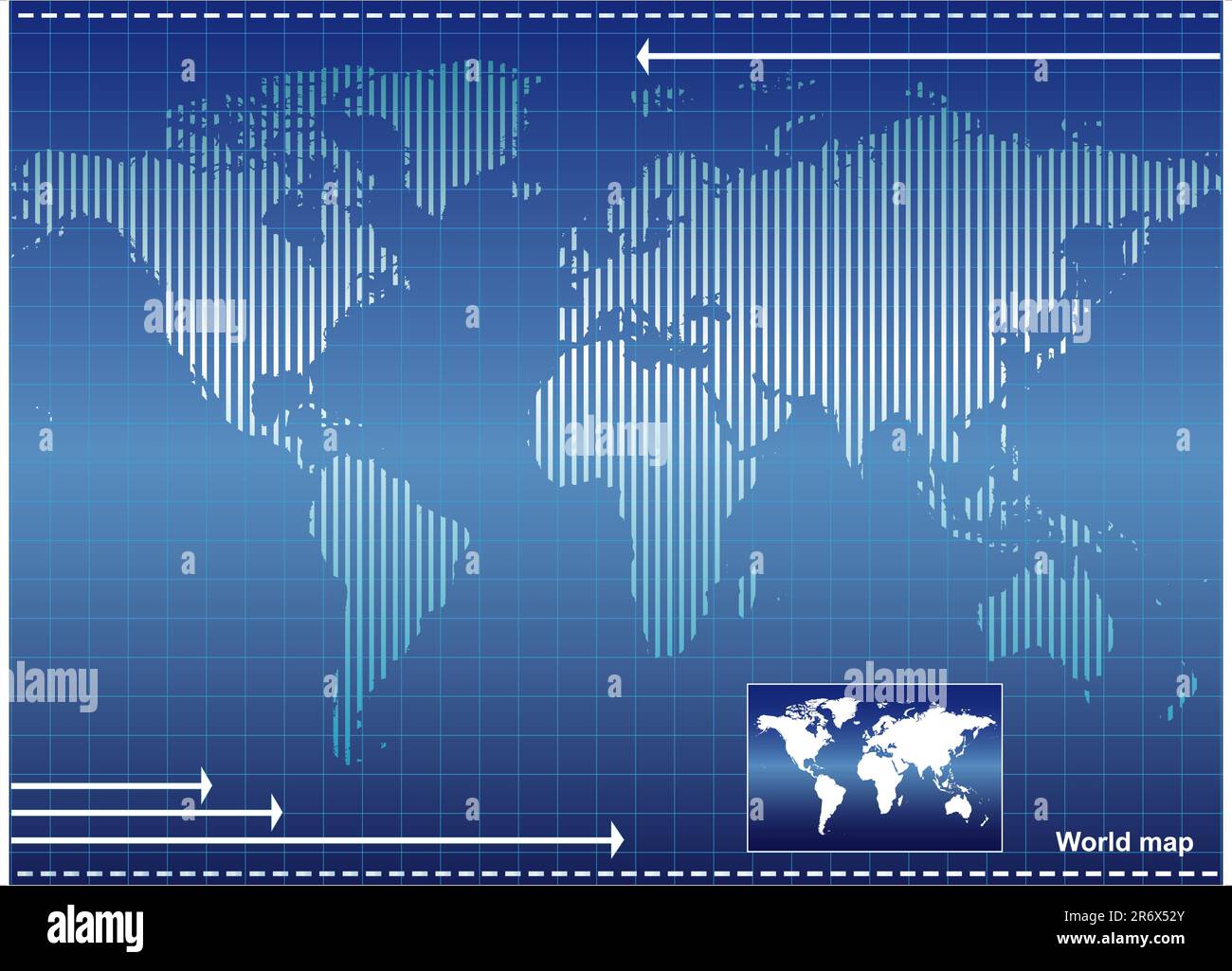Illustration of World map Stock Vector Image & Art - Alamy