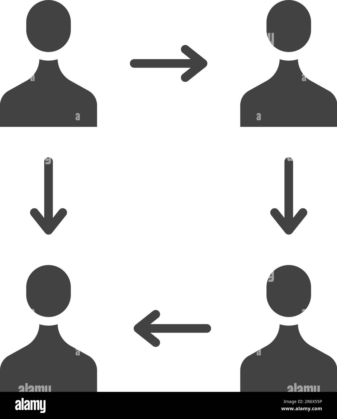 Collaborative cooperation Stock Vector Images - Alamy