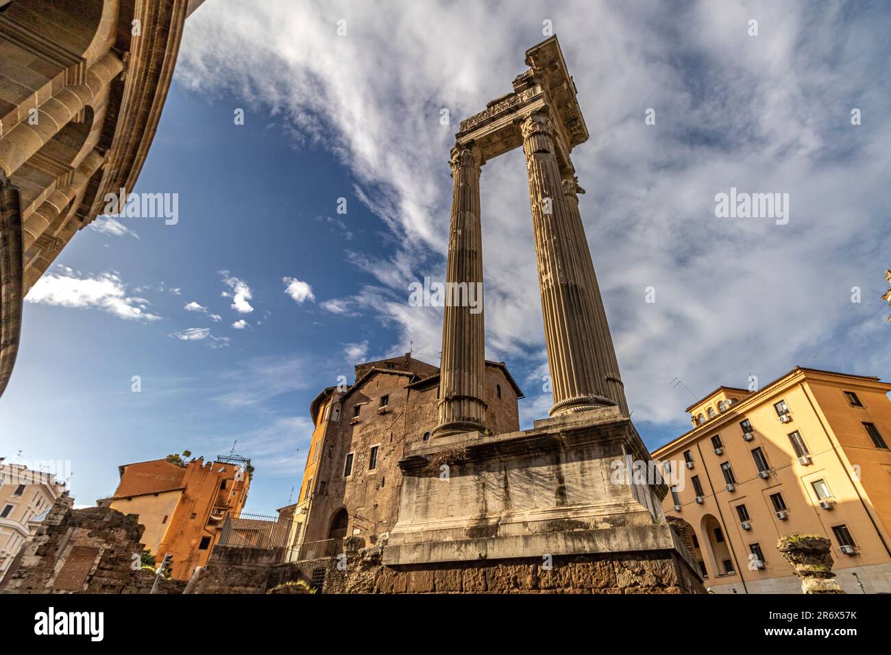 Temples of Apollo Sosiano and Bellona next to the Theatre of Marcellus ...