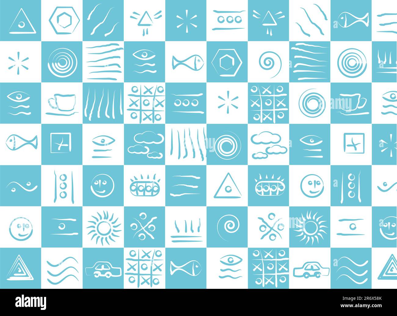 Illustration of Color texture with symbols Stock Vector Image & Art - Alamy