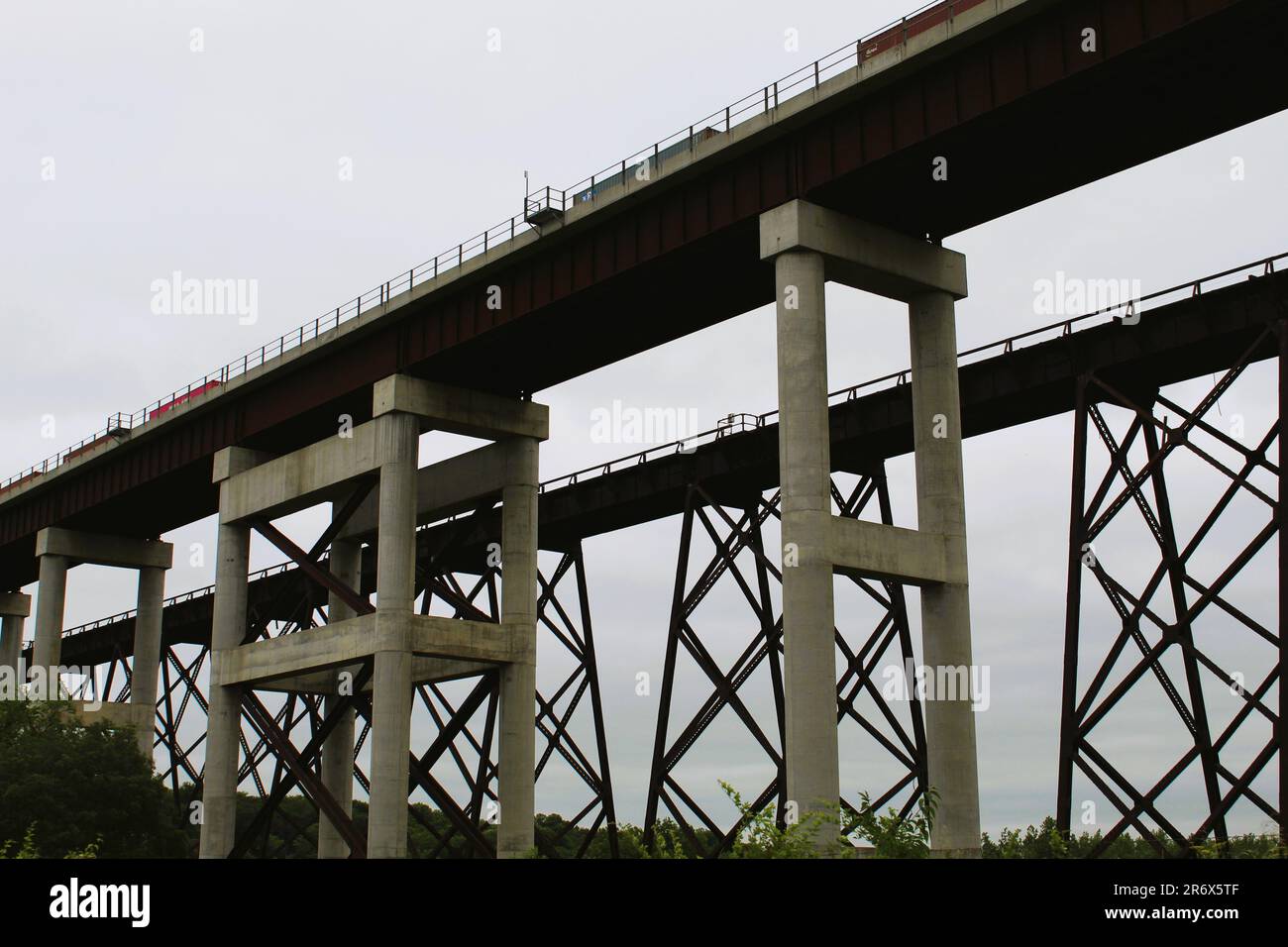 Old train bridge over hi-res stock photography and images - Alamy