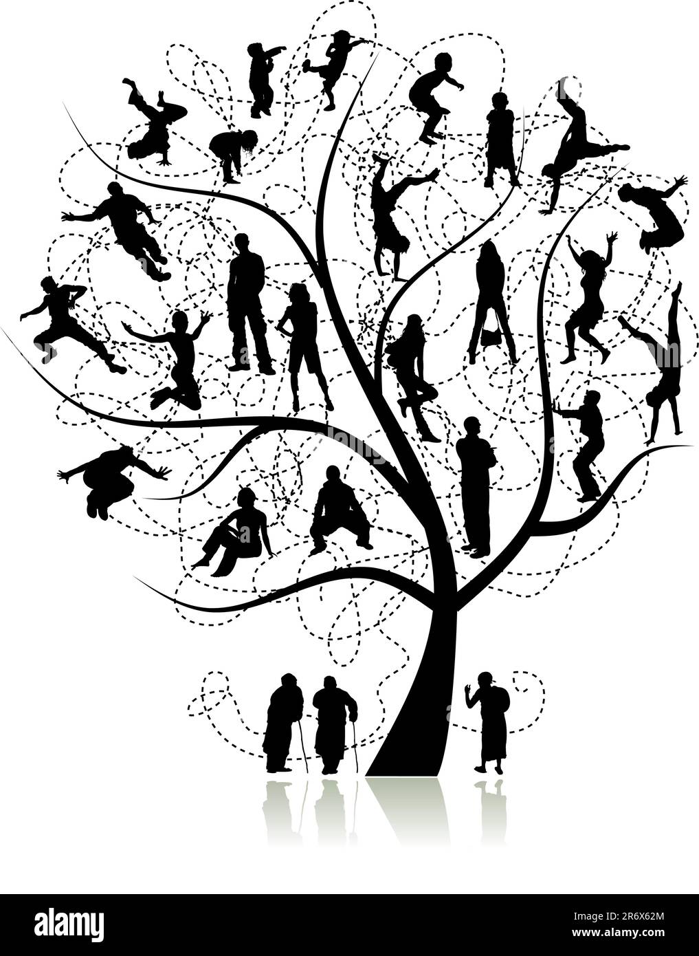 Family tree, relatives Stock Vector Image & Art - Alamy