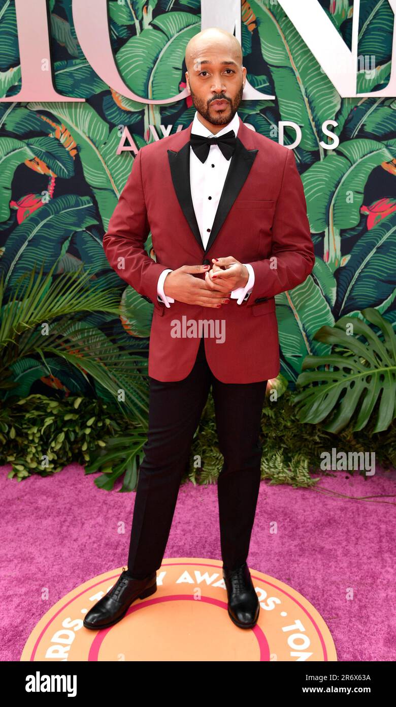 Joseph Anthony Byrd arrives at the 76th annual Tony Awards on Sunday ...