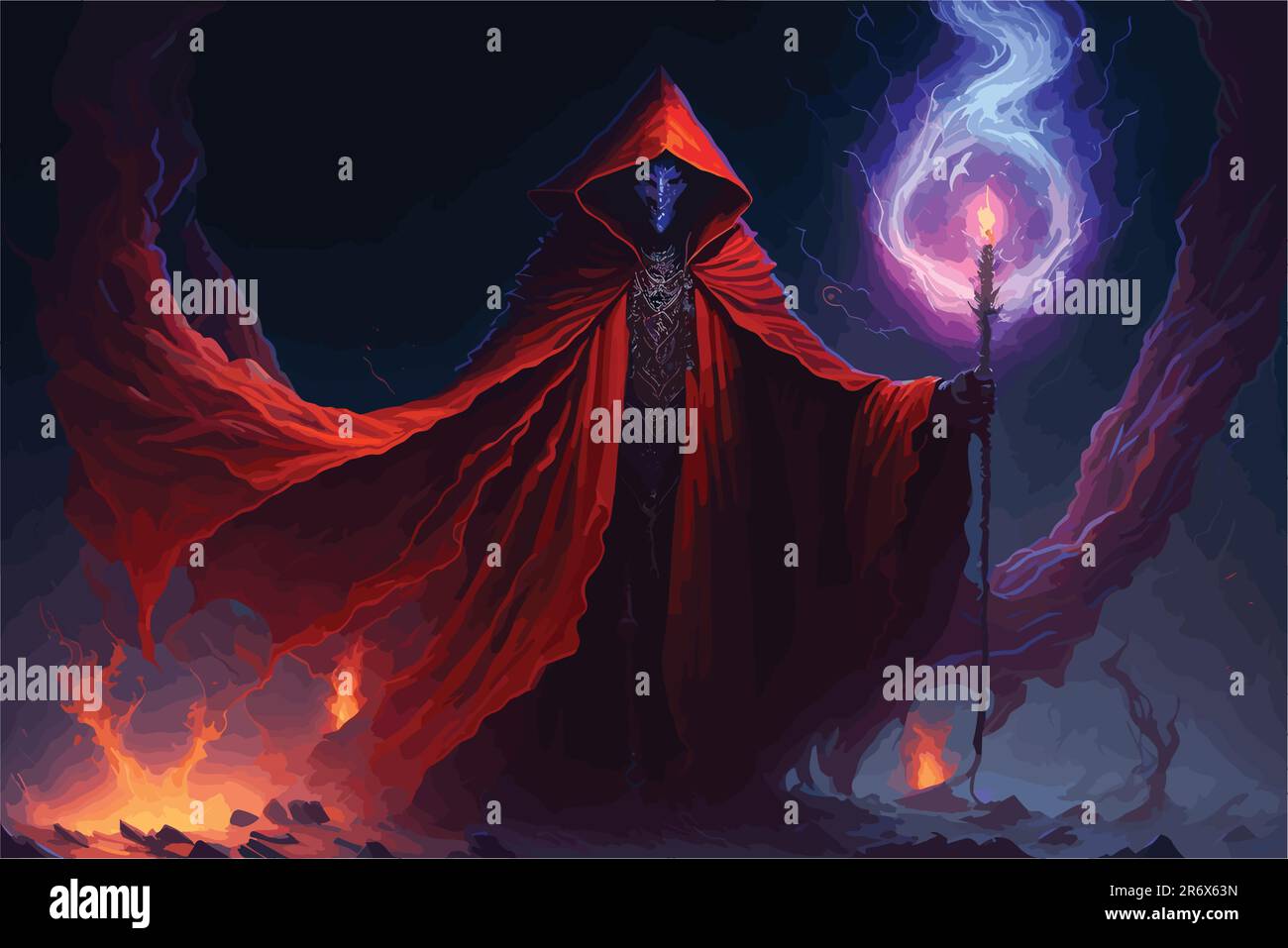 Glowing runes Stock Vector Images - Alamy