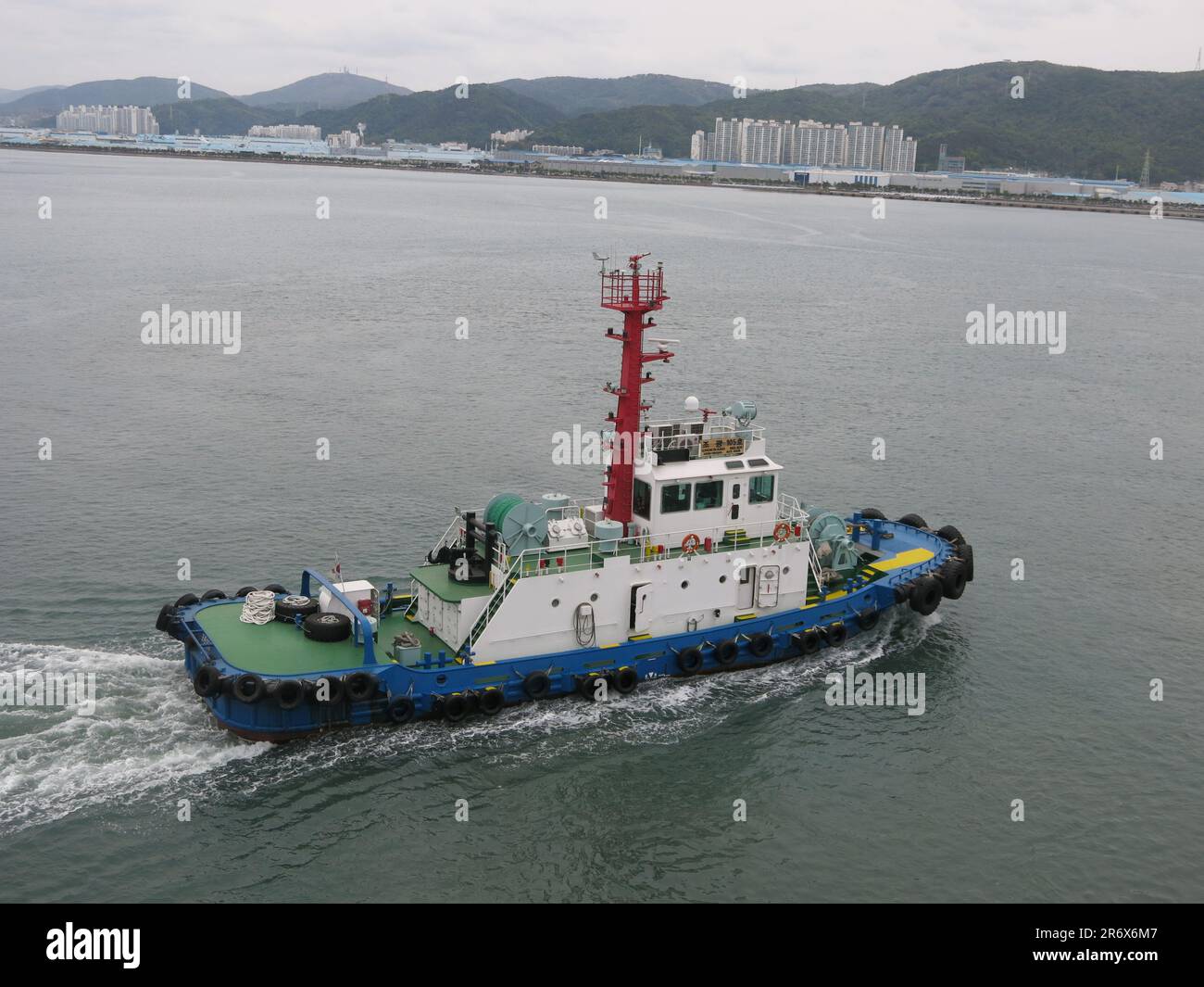Cho kwang (Chokwang) No.3 is a tug boat operating at the Port of Ulsan ...