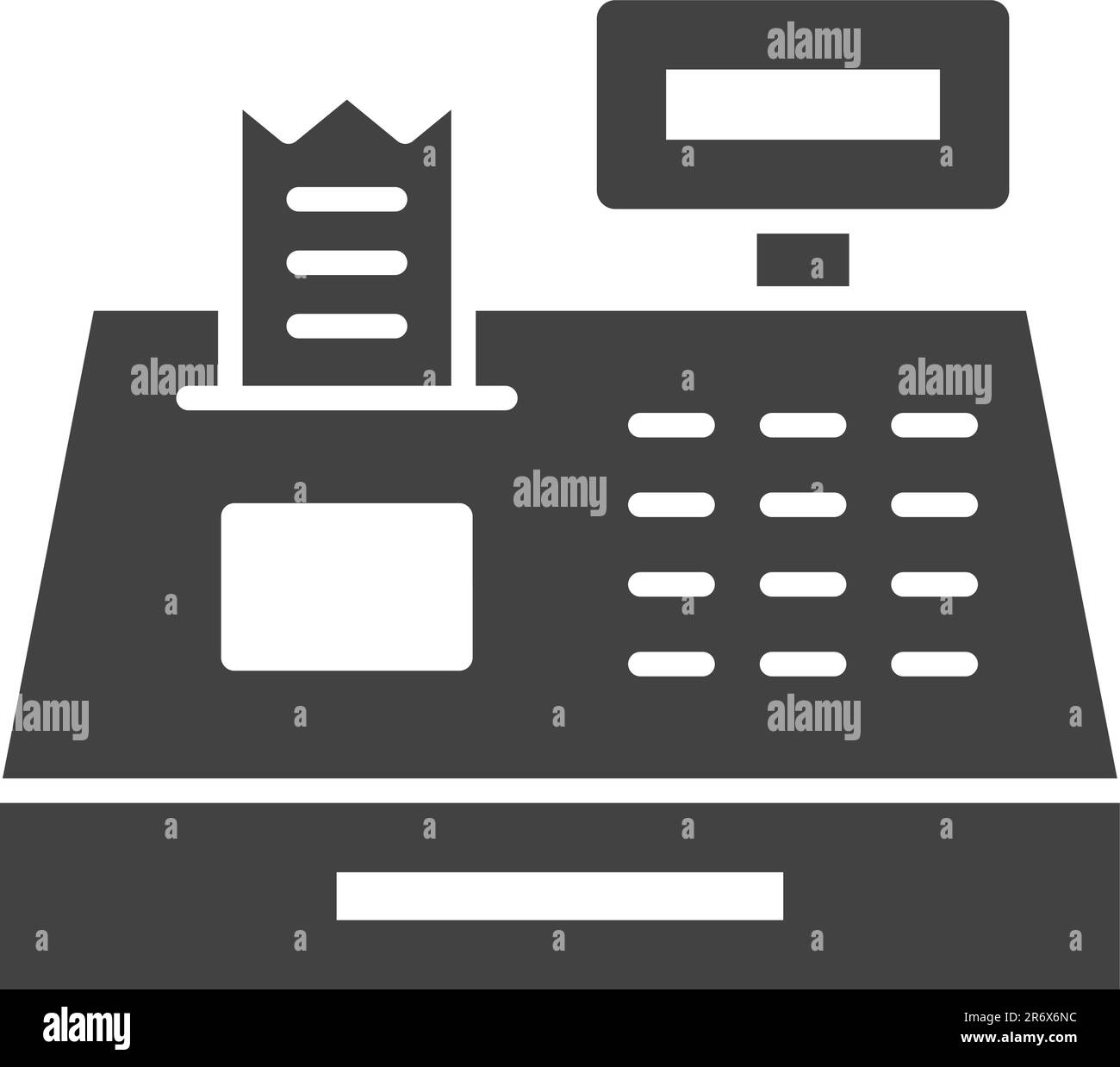 Cash Register icon vector image Stock Vector Image & Art - Alamy