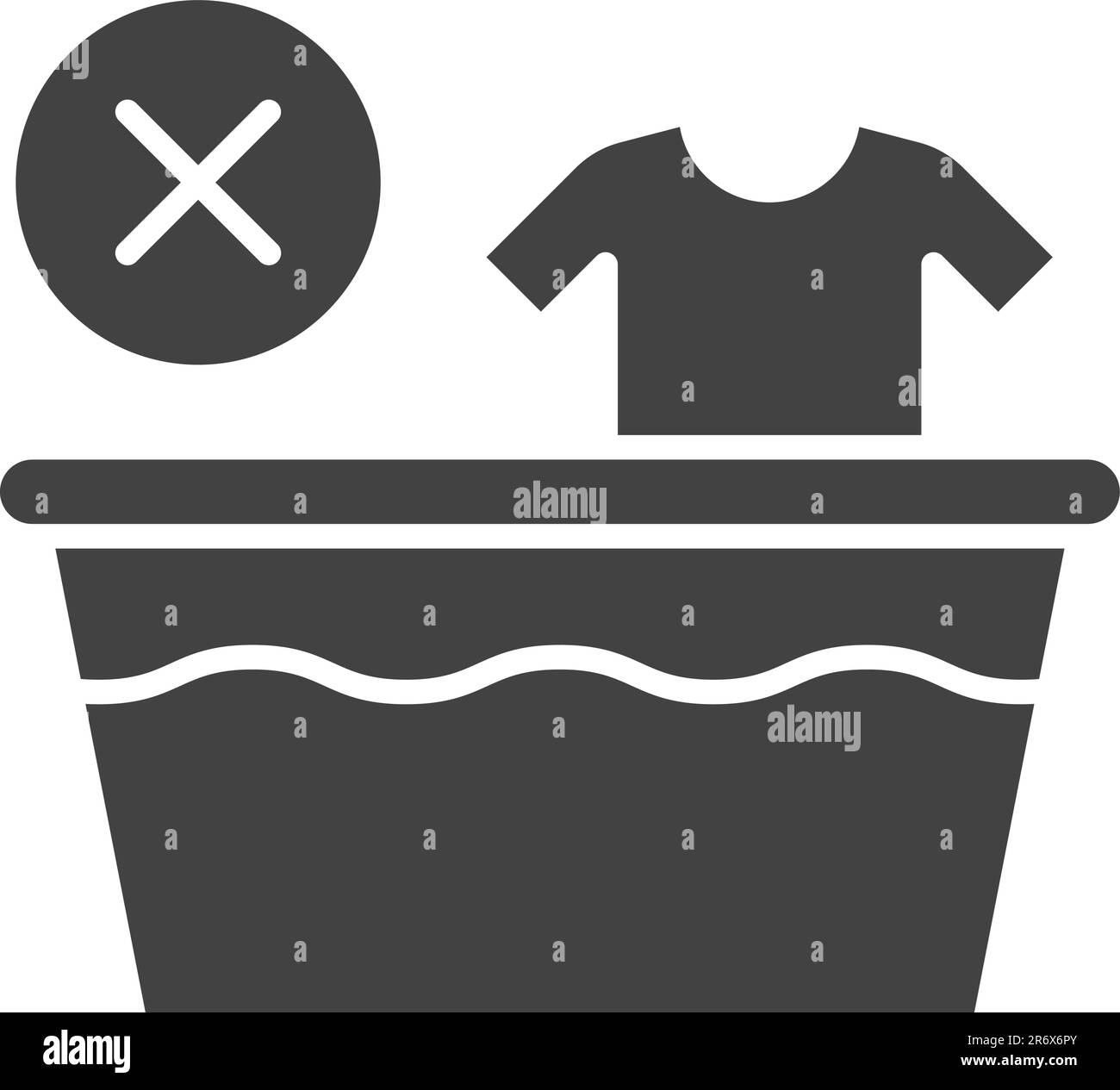 Do Not Wash icon vector image Stock Vector Image & Art - Alamy