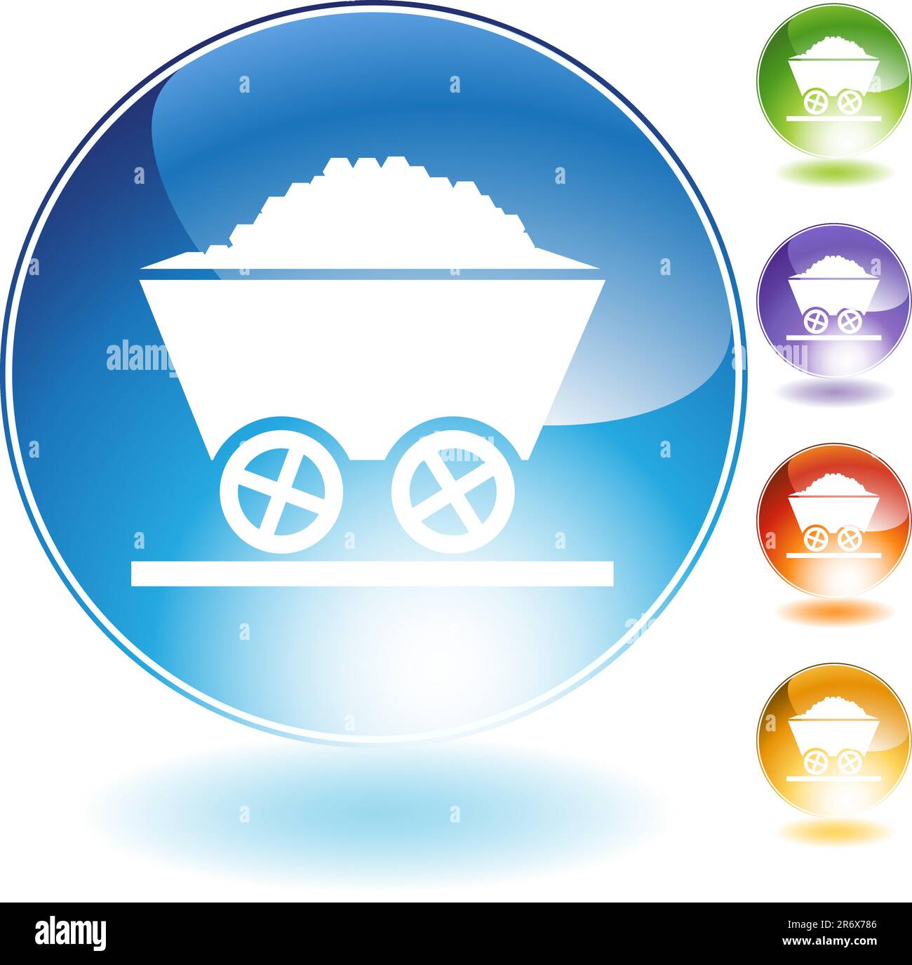Coal crystal icon isolated on a white background Stock Vector Image ...