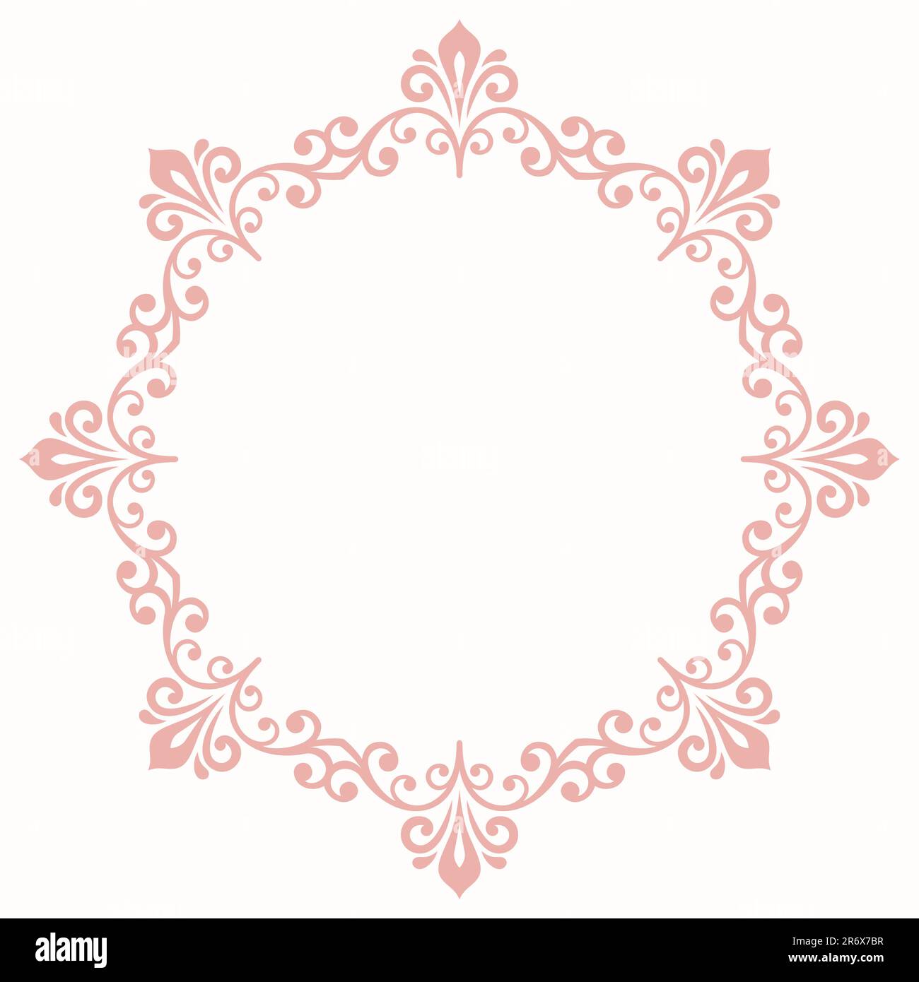 Pink Vintage Border Design