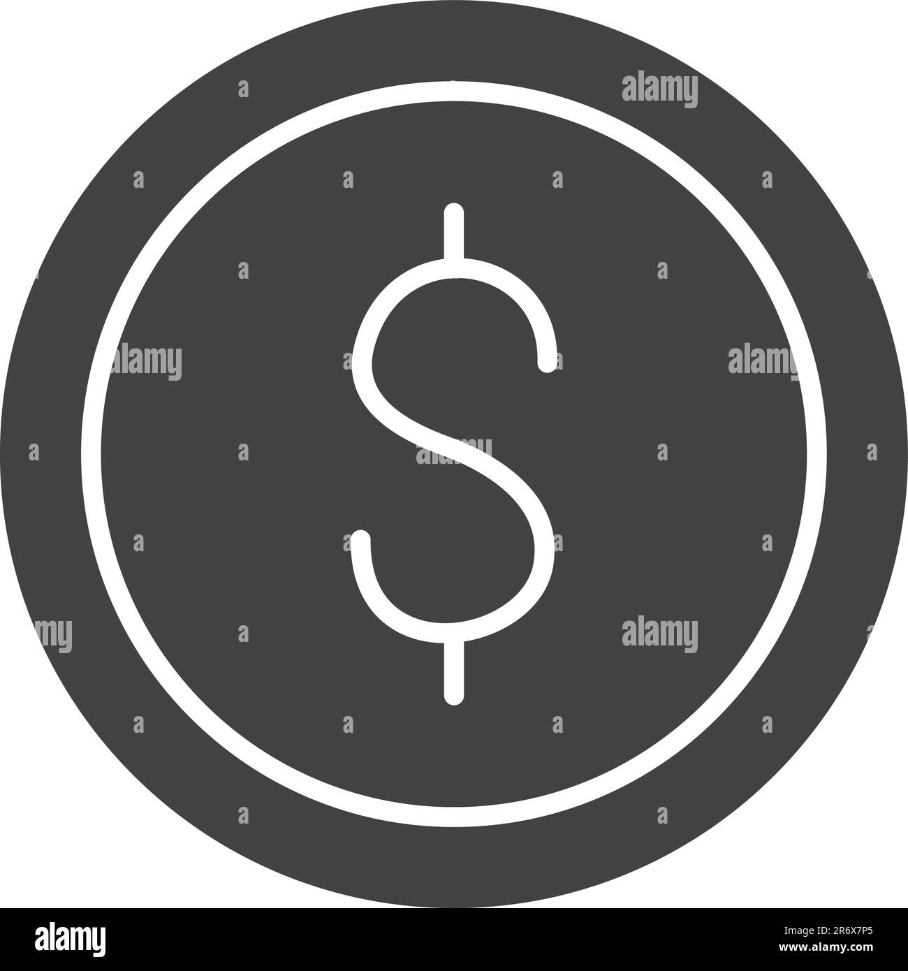 Coin icon vector image Stock Vector Image & Art - Alamy