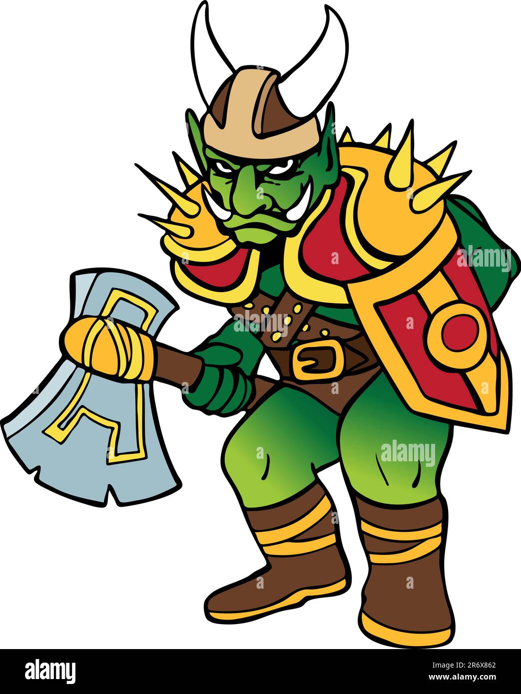 Cartoon image of an orc Stock Vector Image & Art - Alamy