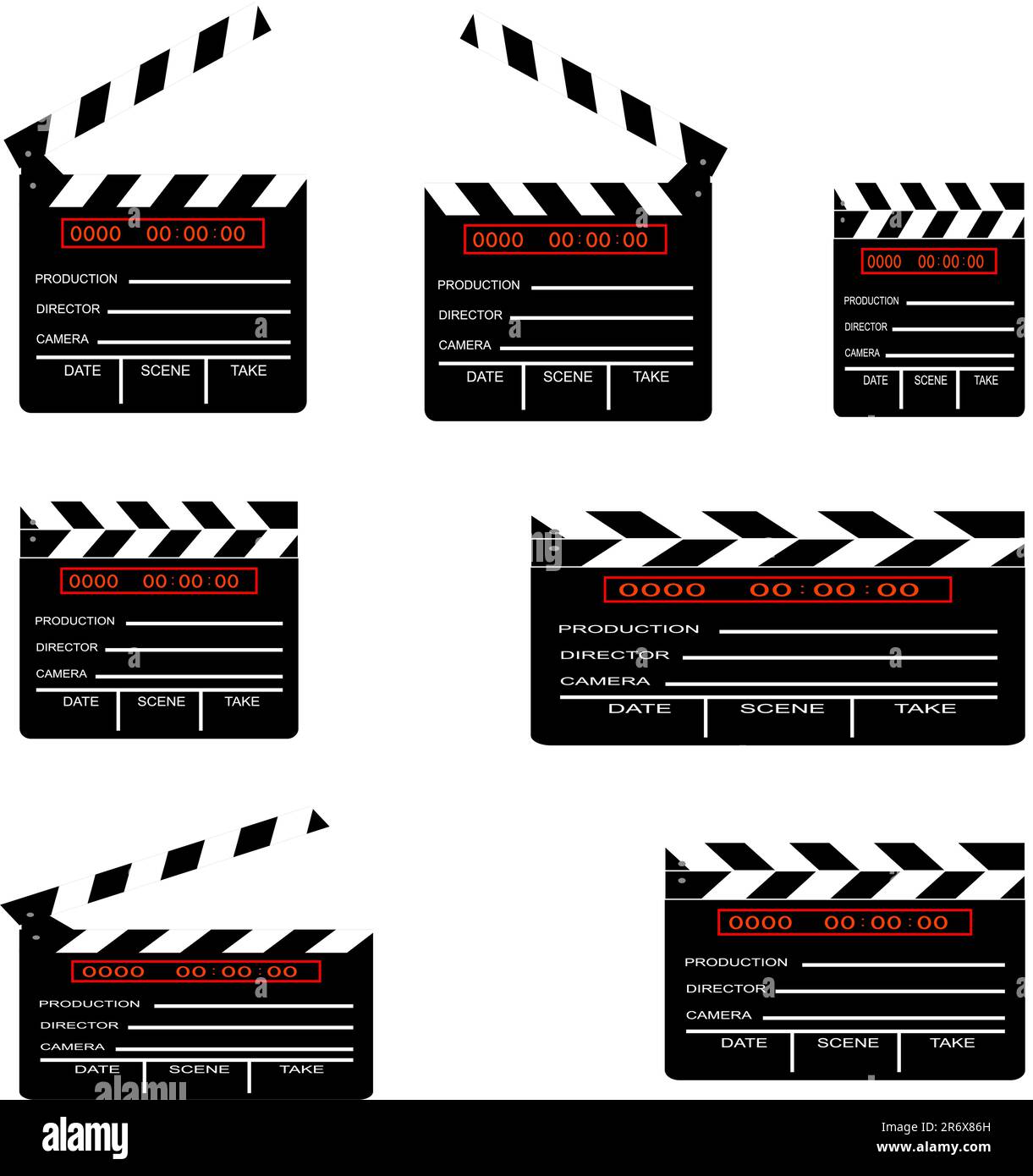 Hollywood view retro Stock Vector Images - Alamy