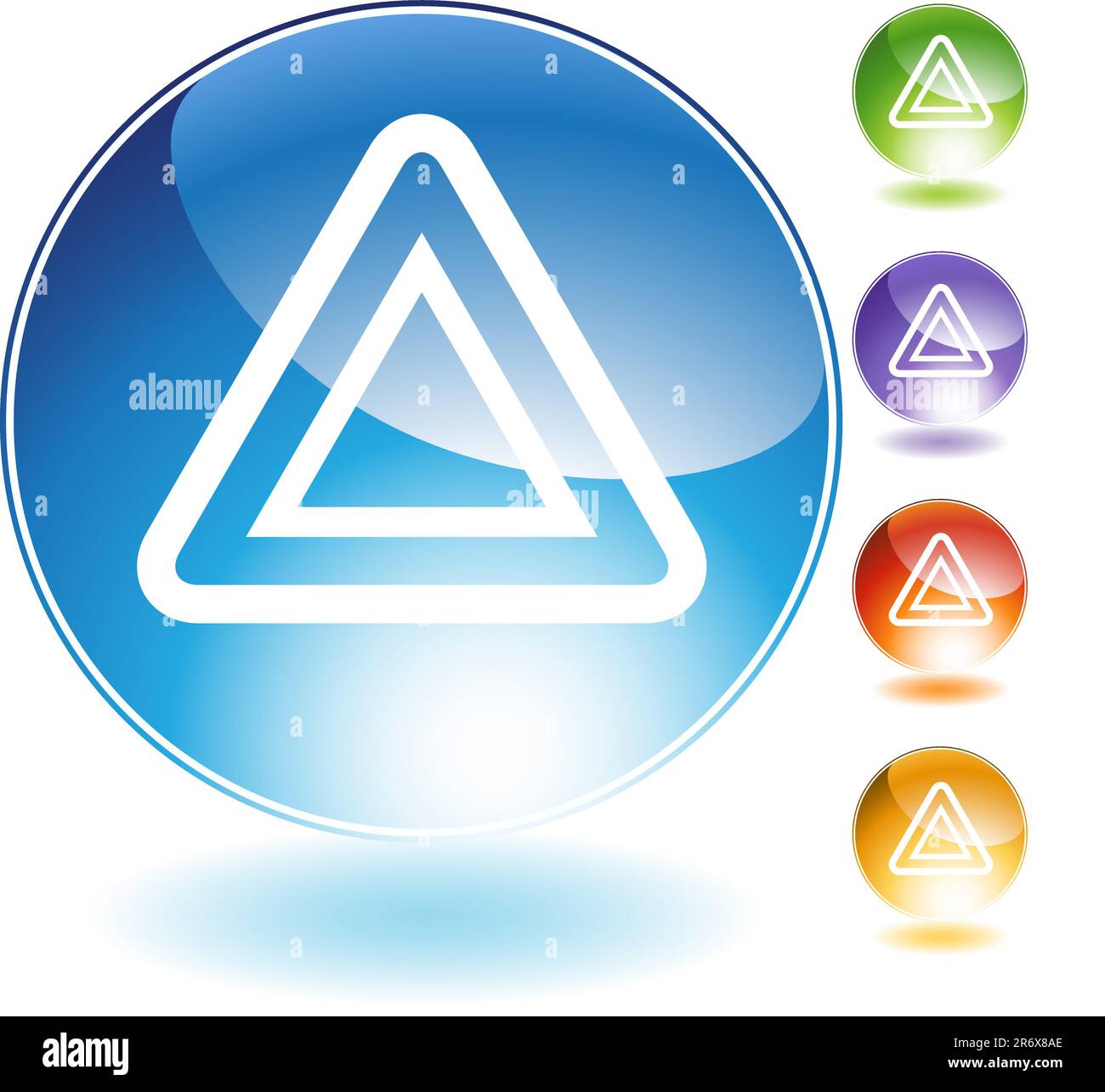 Hazard crystal icon isolated on a white background Stock Vector Image ...