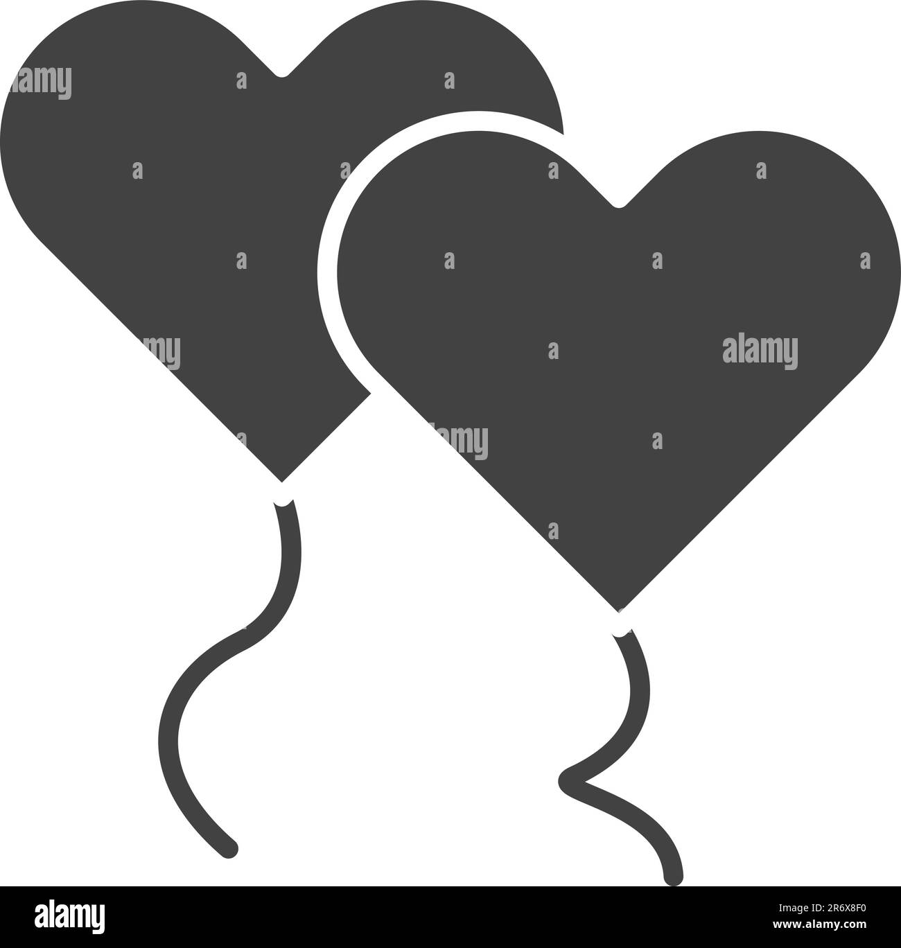 Balloons icon vector image Stock Vector Image & Art - Alamy