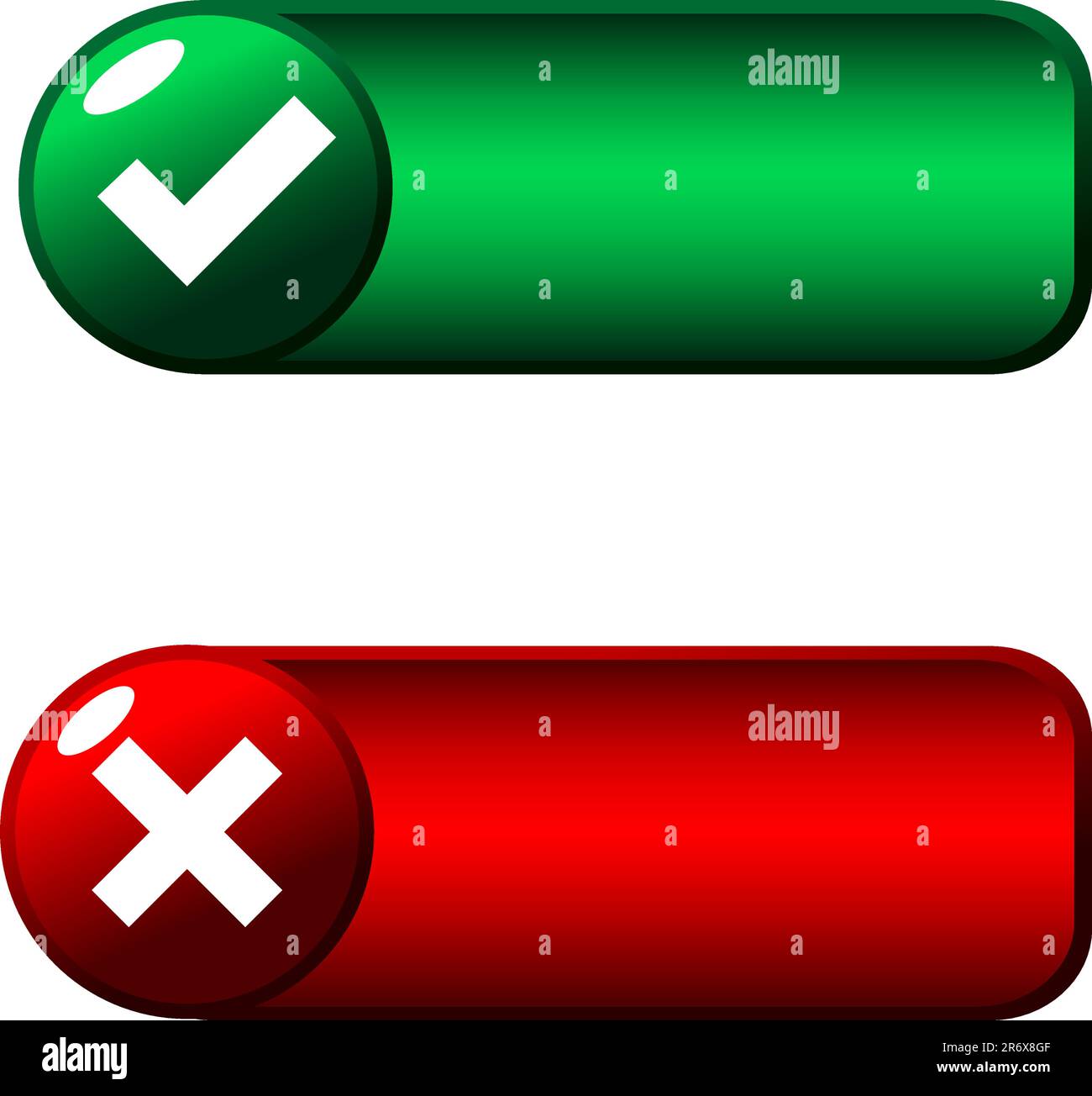 Red green push buttons Stock Vector Images - Alamy