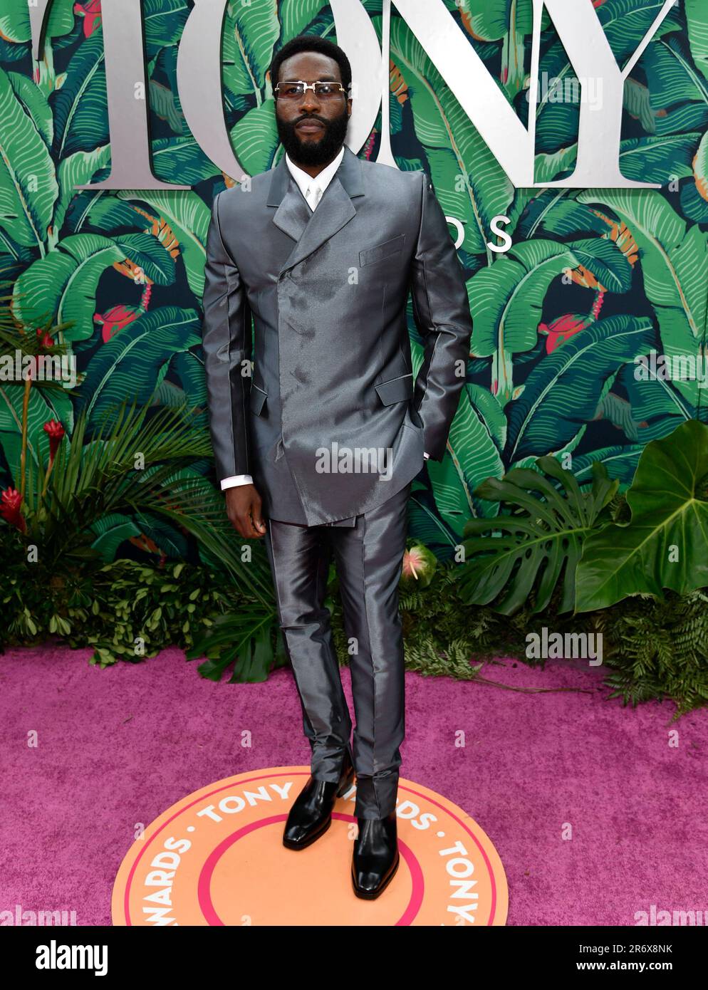 Yahya Abdul-Mateen II arrives at the 76th annual Tony Awards on Sunday ...