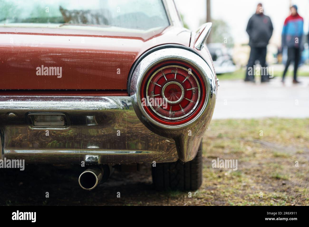 The brake light of personal luxury car Ford Thunderbird (third ...