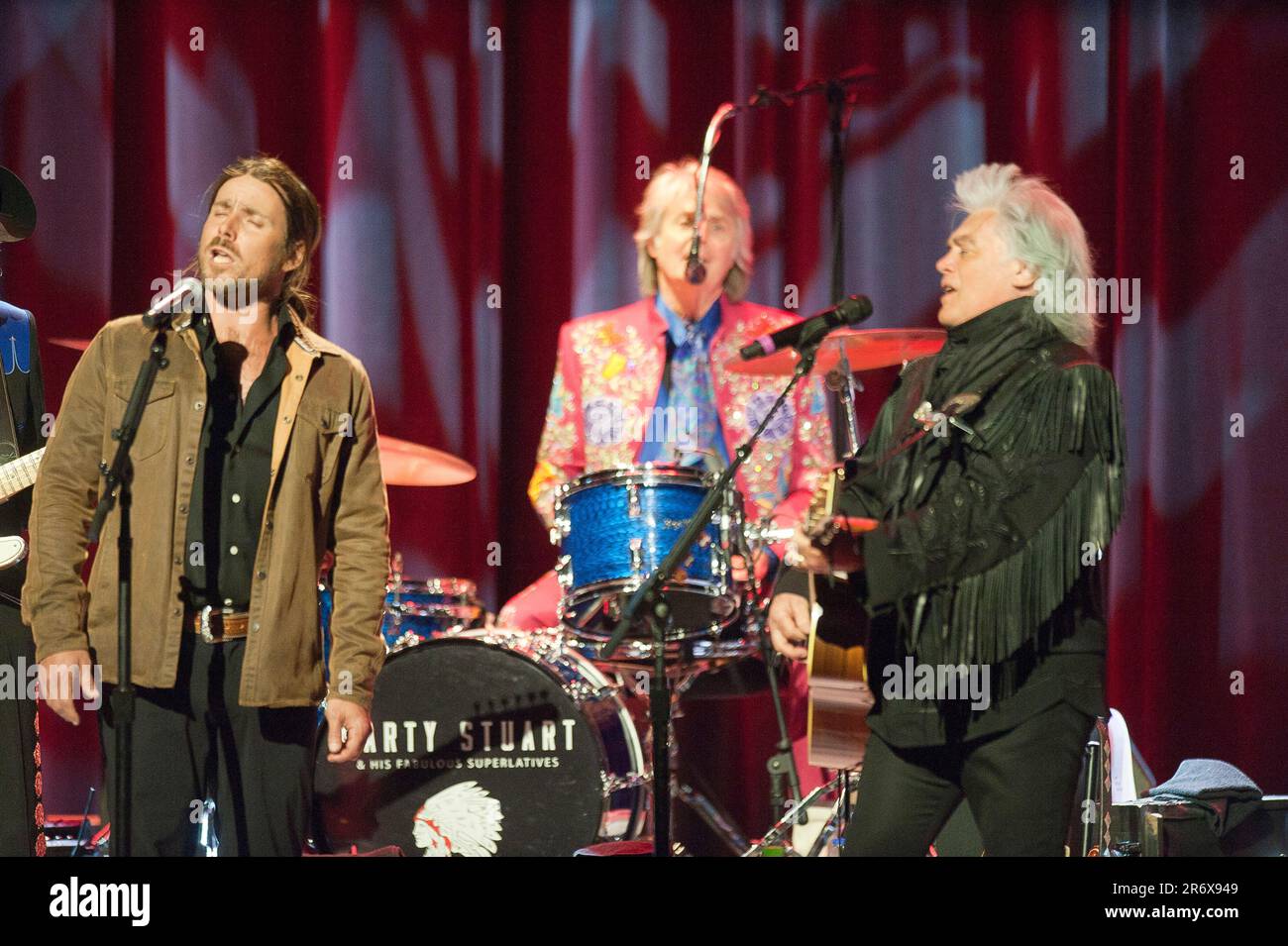 June 7, 2023 - Nashville, Tennessee; USA - Musicians MARTY STUART and ...