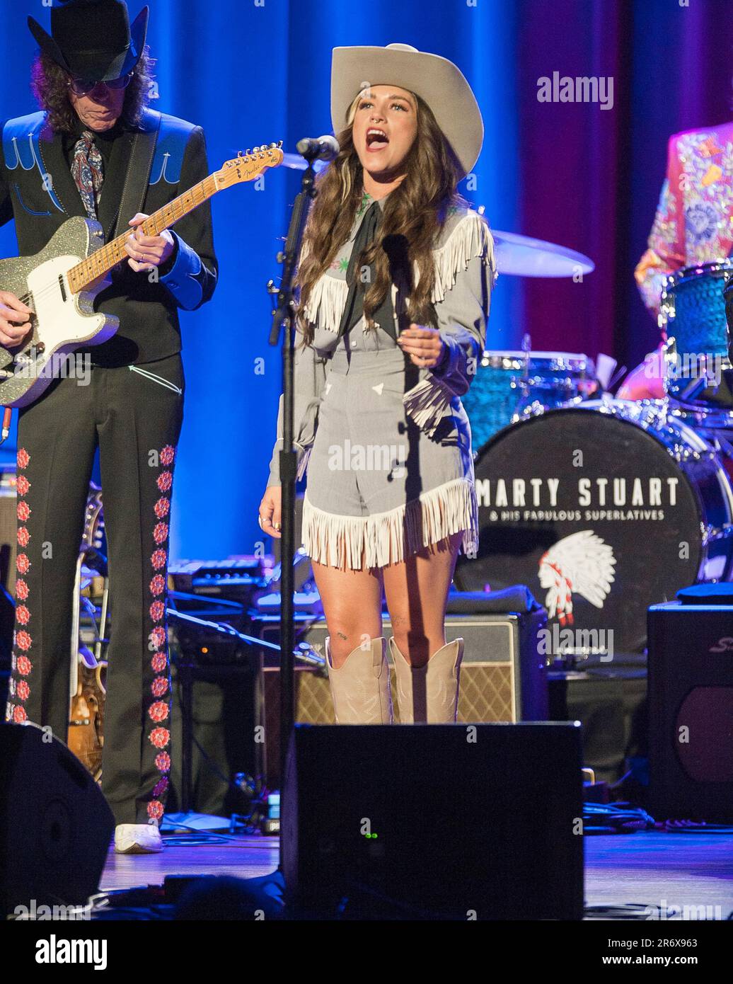 June 7, 2023 - Nashville, Tennessee; USA - Musician SIERRA FERRELL ...