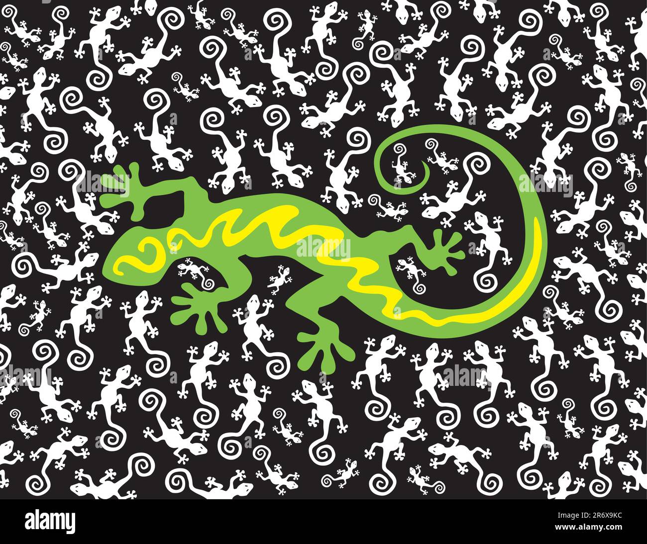 Brown lizard Stock Vector Images - Alamy
