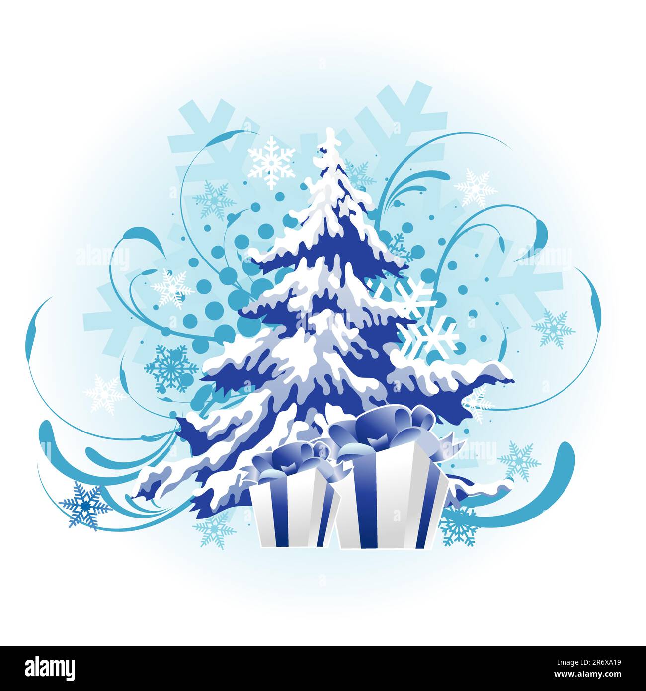 Christmas tree design Vector illustration Stock Vector Image & Art - Alamy