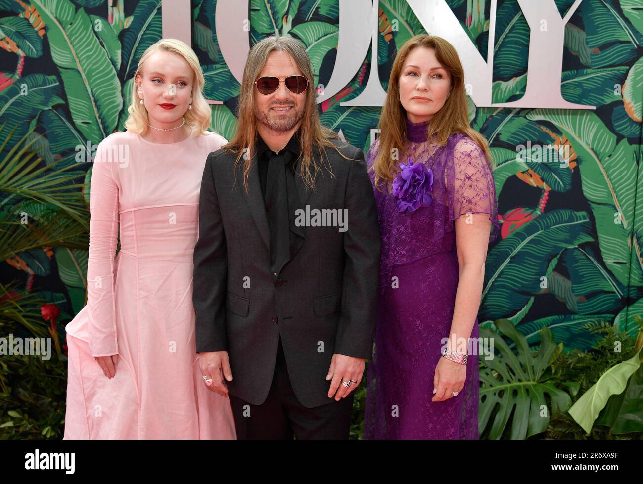 Doris Sandberg, from left, Max Martin, and Jenny Pettersson arrives at ...