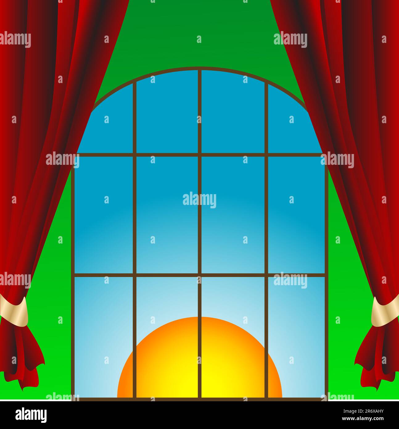 White empty room light shadow Stock Vector Images - Alamy