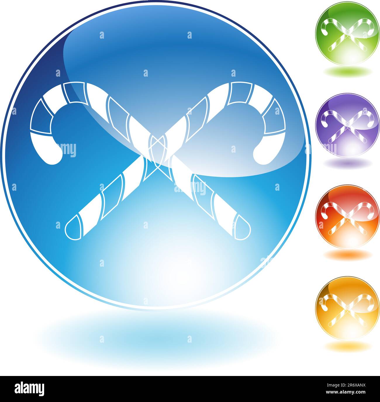 Orange cane Stock Vector Images - Alamy