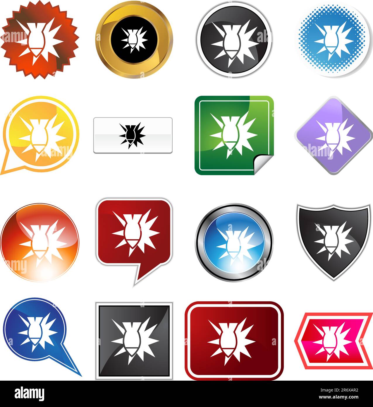 Illustration background image variety Cut Out Stock Images & Pictures ...