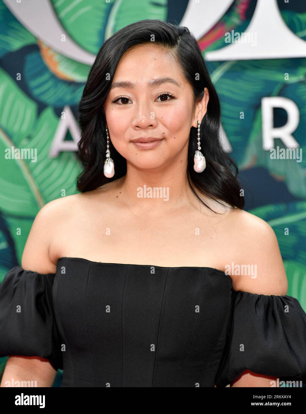 Stephanie Hsu arrives at the 76th annual Tony Awards on Sunday, June 11, 2023, at the United ...