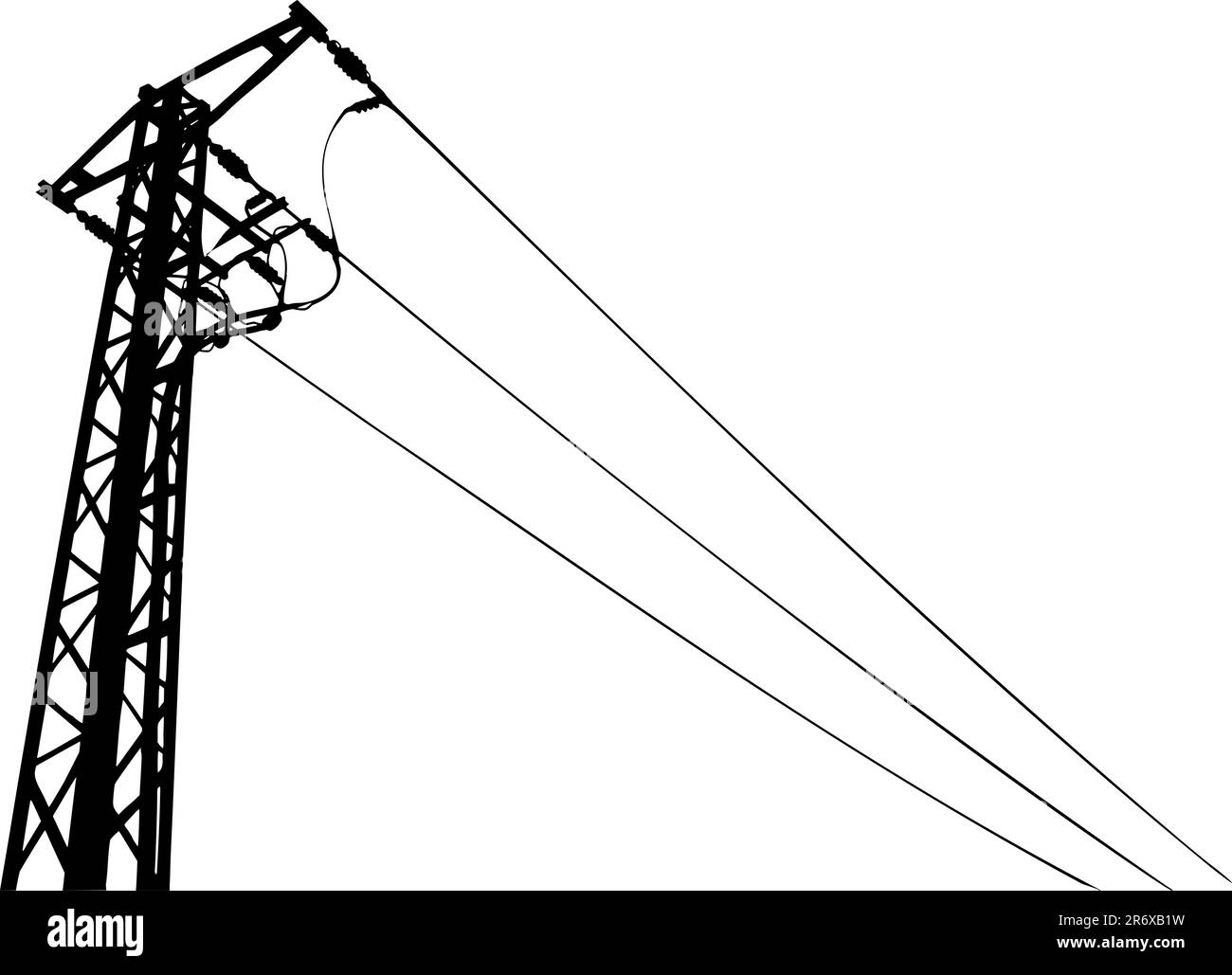 High line black white Stock Vector Images - Alamy