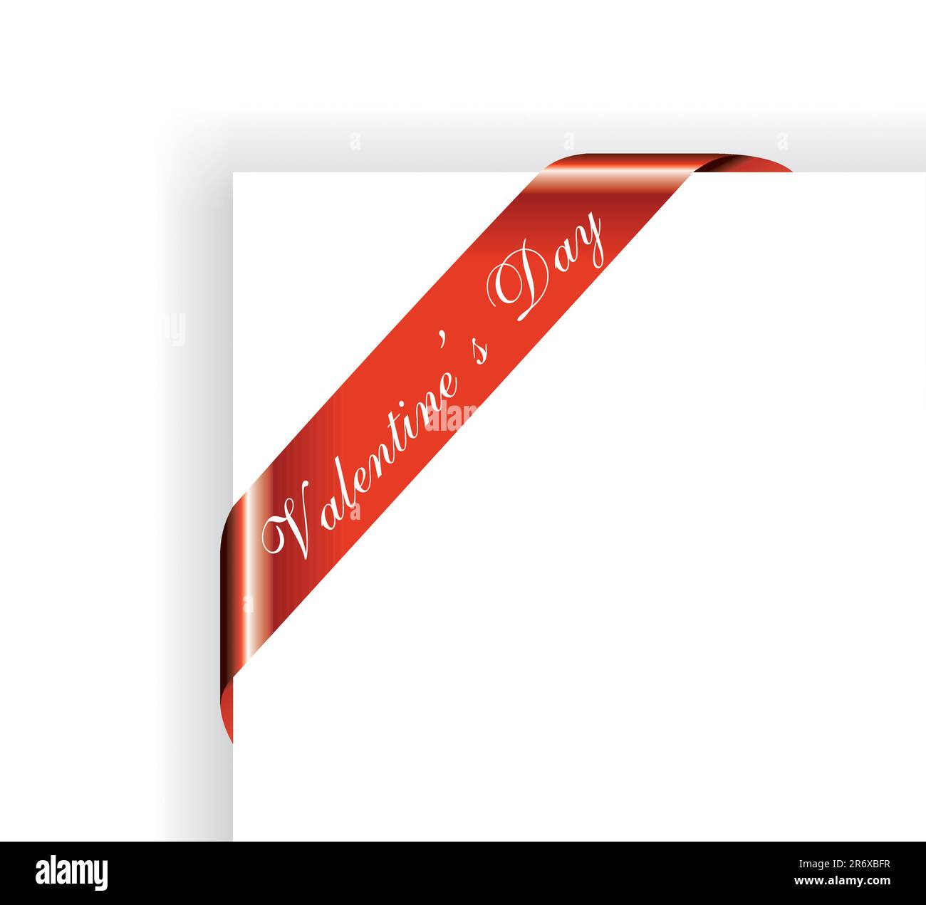 Love ribbon photo Stock Vector Images - Alamy