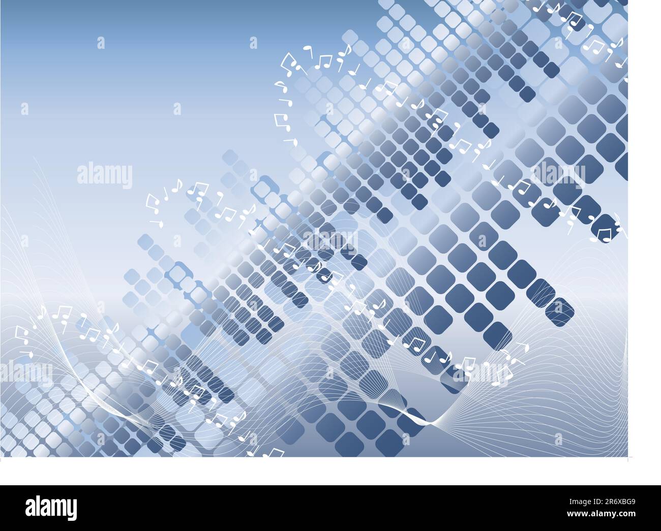 Illustration of Music retro background with equalizer Stock Vector ...